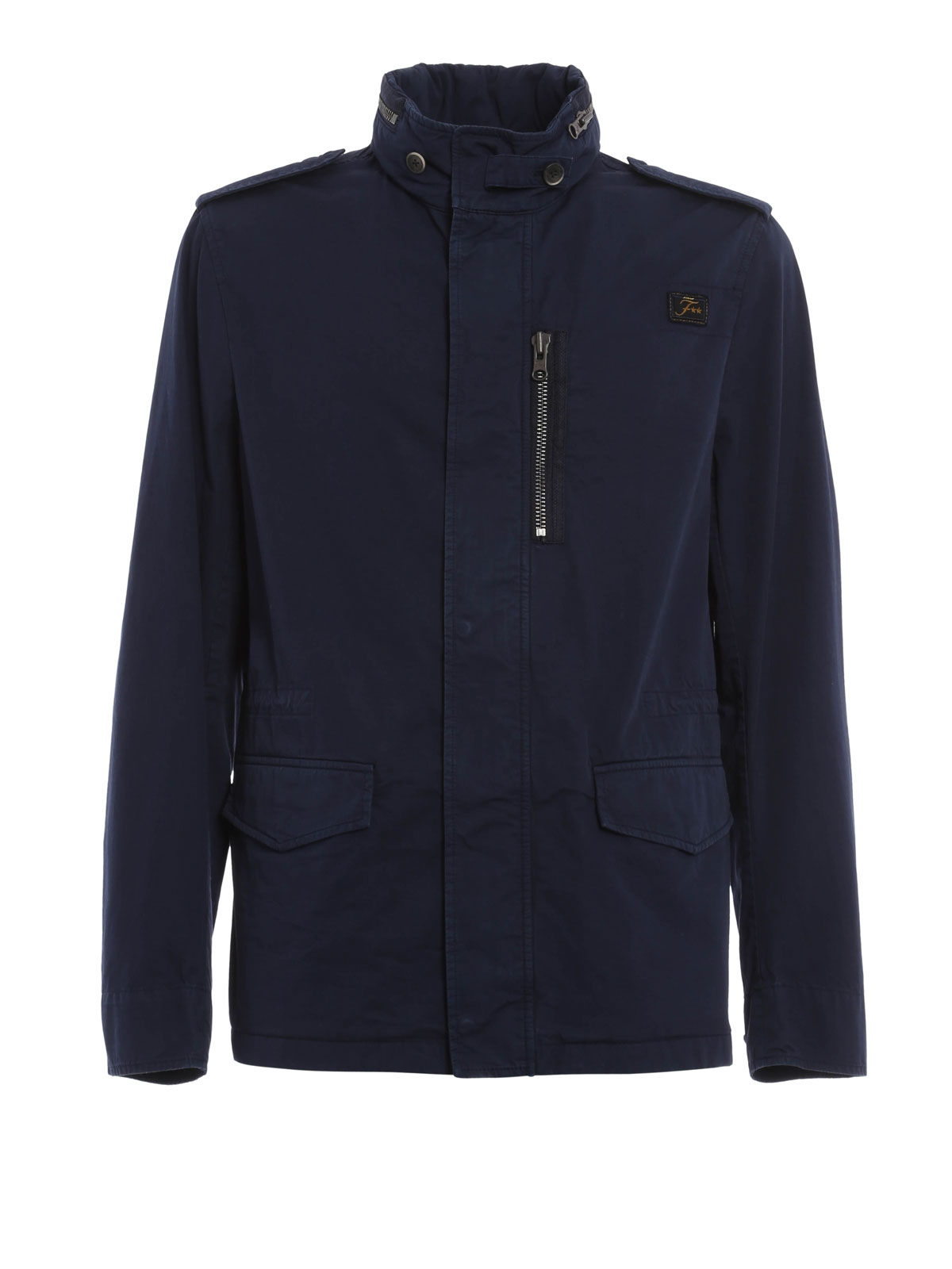 Fay Cotton field jacket - Dark Blue - Men | NAMC632082TMQEU808