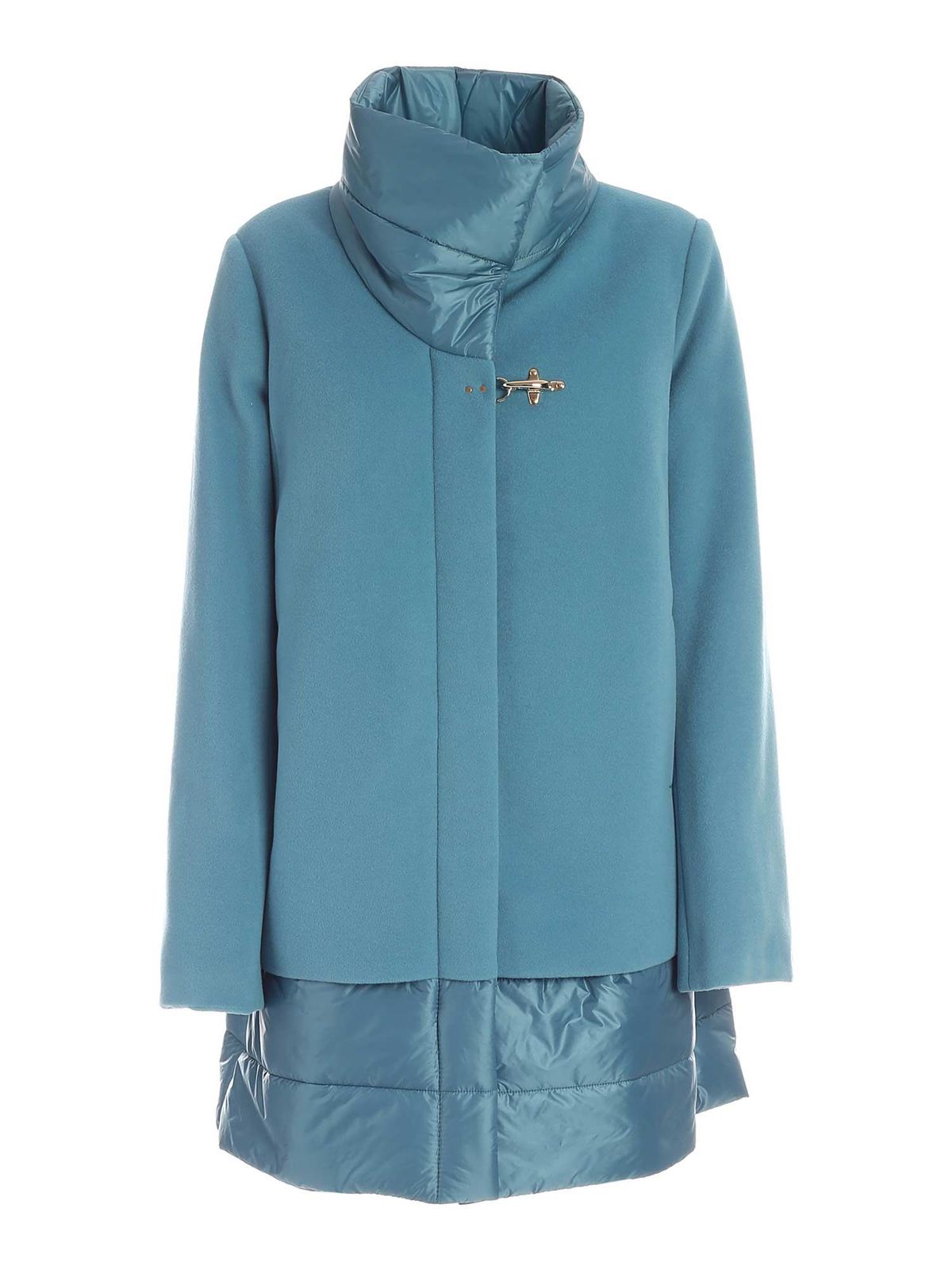 Fay Abrigo Midi - Azul Claro - Azul Claro | NAW24413780SHNT206