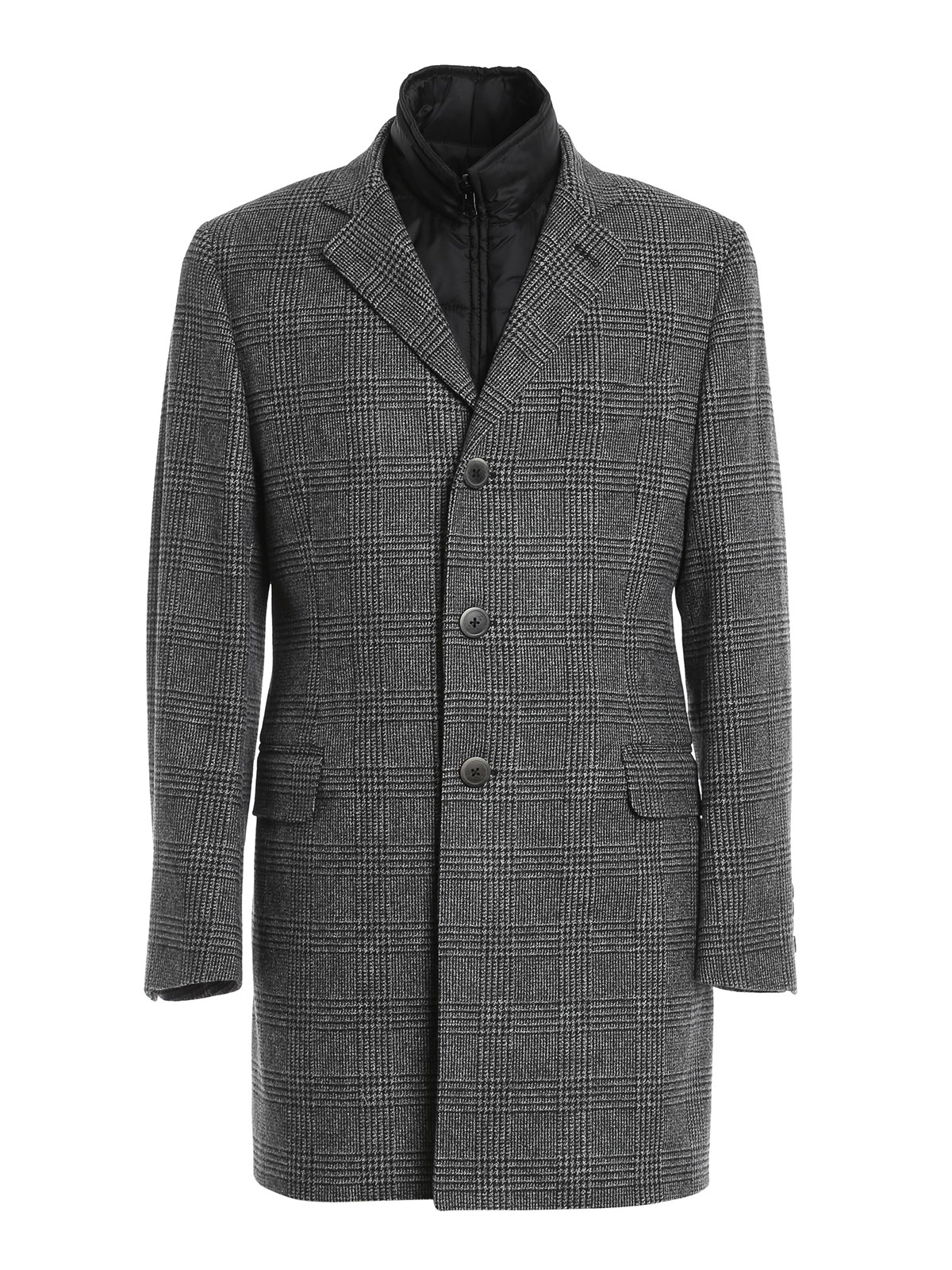 Fay Double coat - Grey - Men | NAM53311390JUB0161 | thebs.com