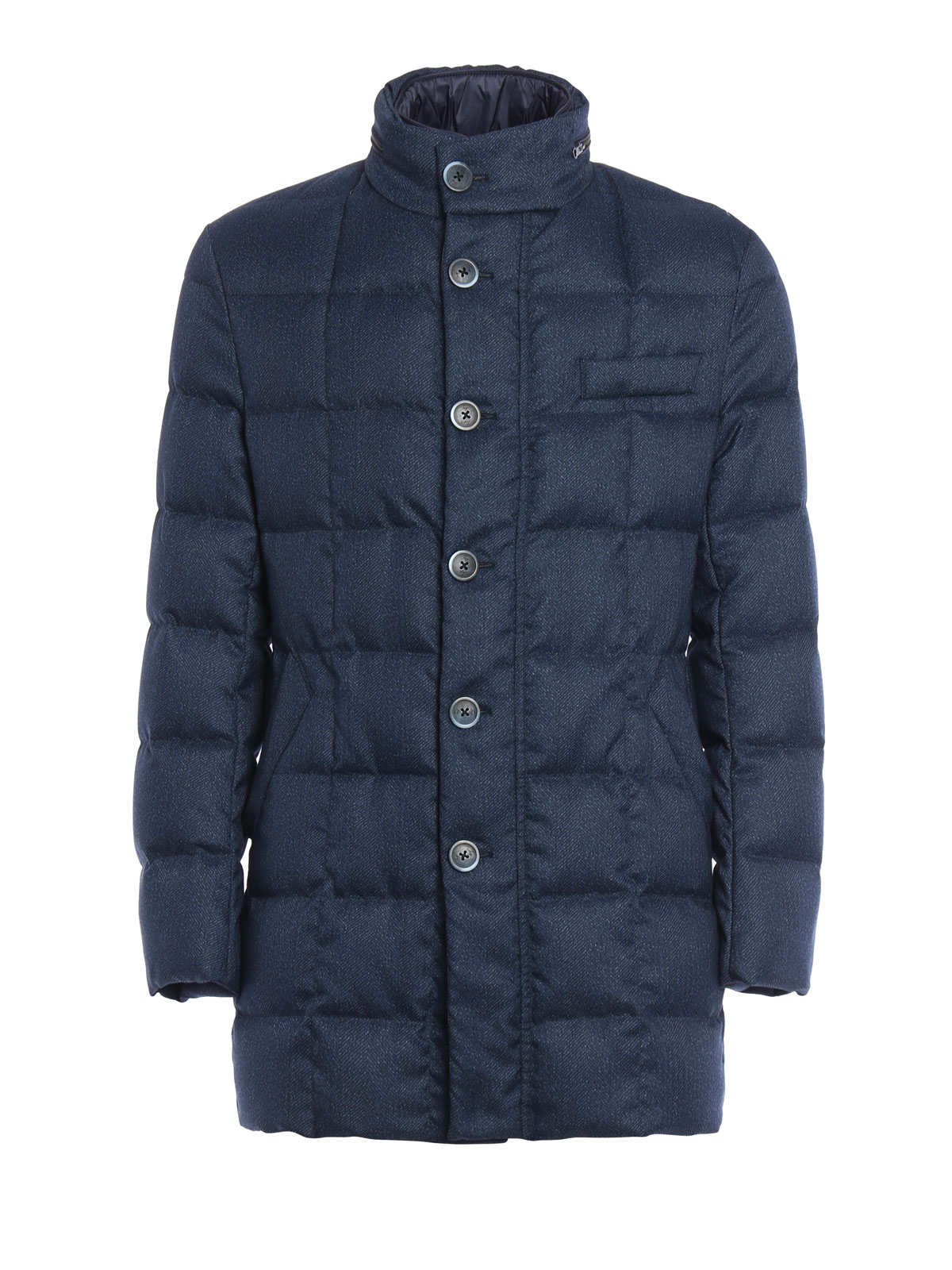 Padded jackets Fay - Double-front wool looking jacket - NAM37330560NAPU812 Padded jackets Fay - Double-front wool looking jacket - NAM37330560NAPU812