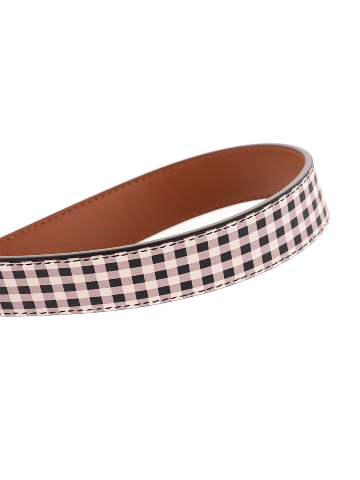 Fendi Reversible FF logo belt in brown - Brown | 8C0605ADK8F1BZP