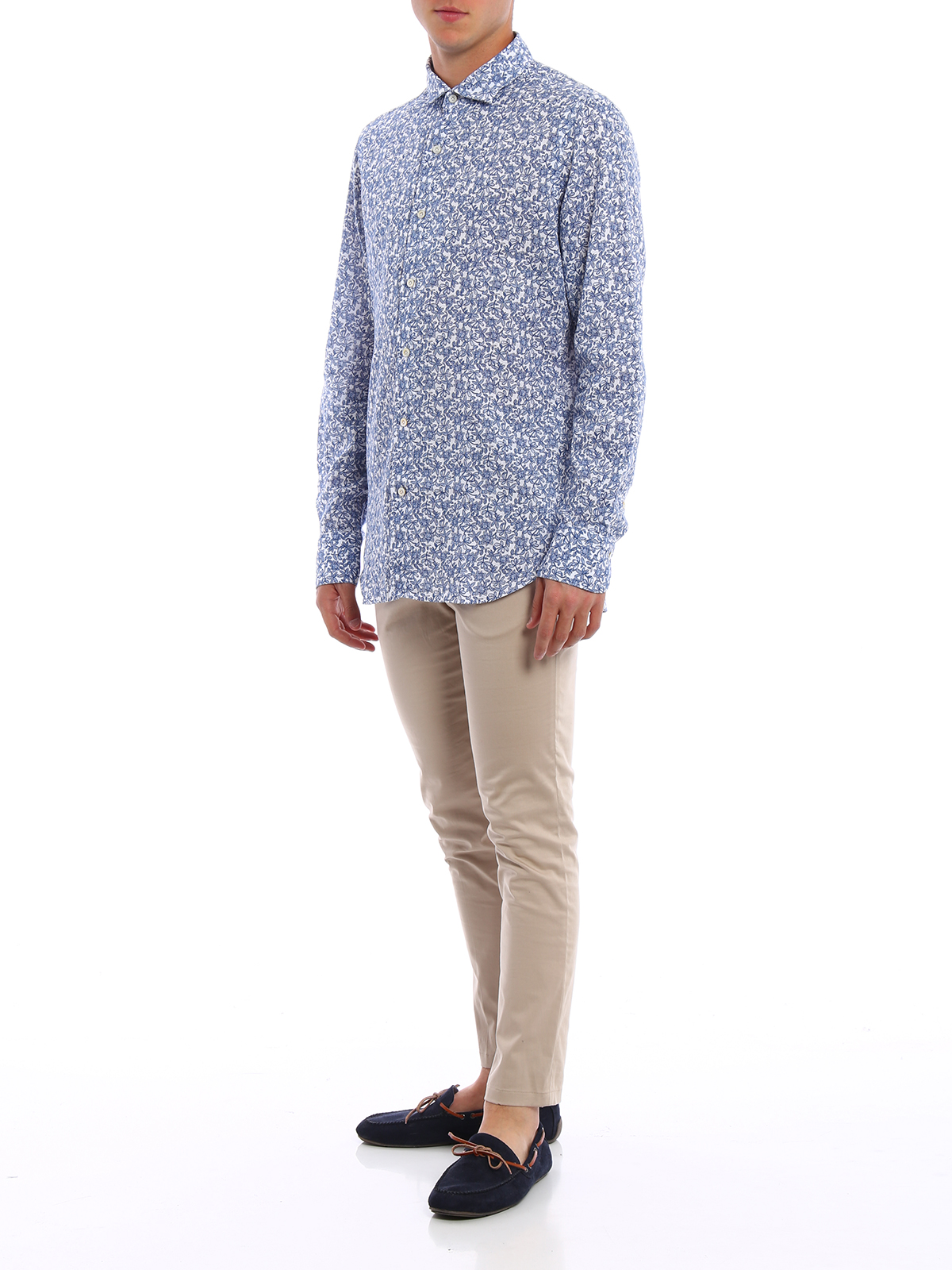 Finamore 1925 Tokyo linen and cotton shirt - Men | TOKIOA04417701