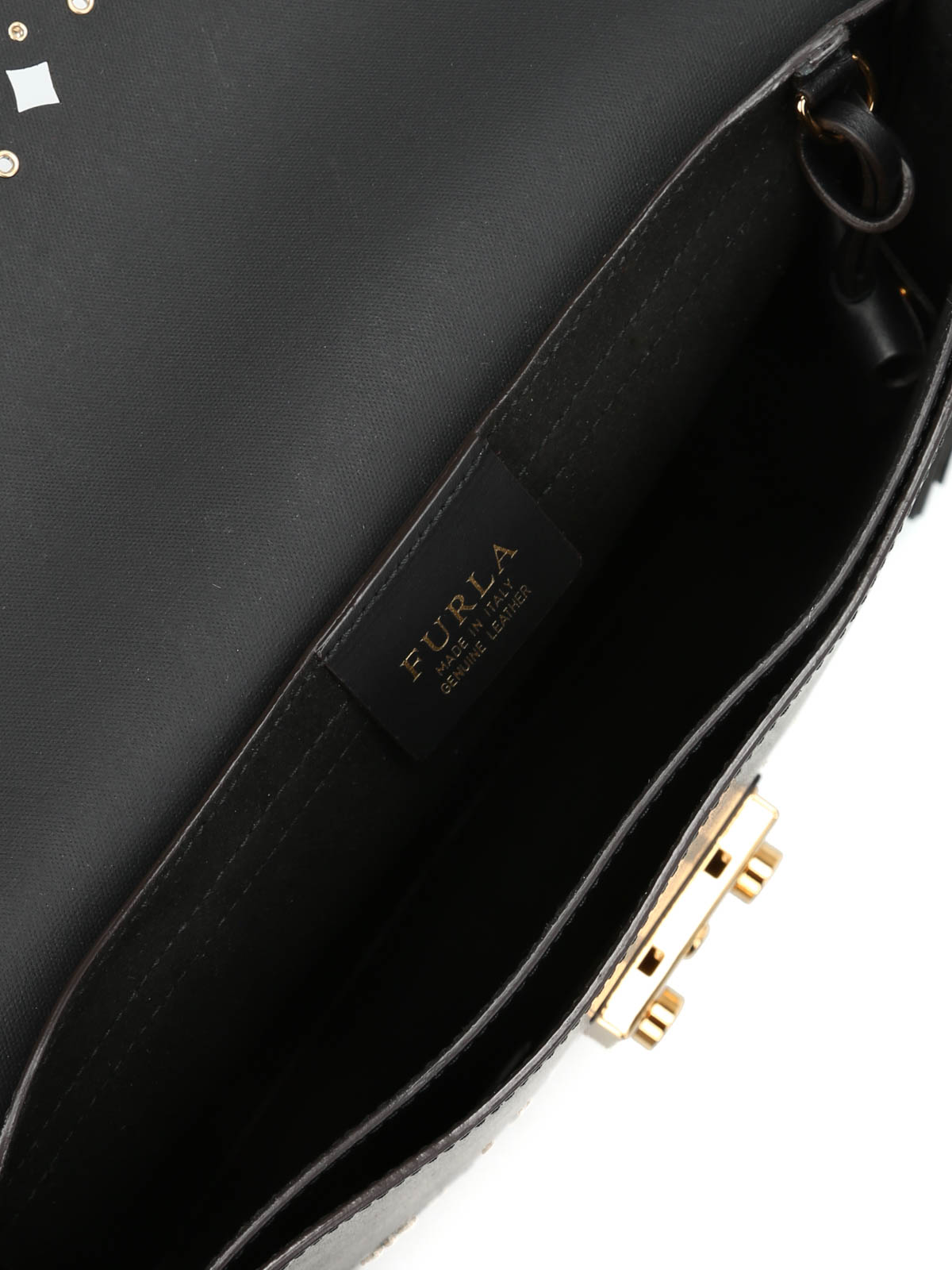 Shoulder bags Furla - Loop studded leather shoulder bag - 842371ONYX