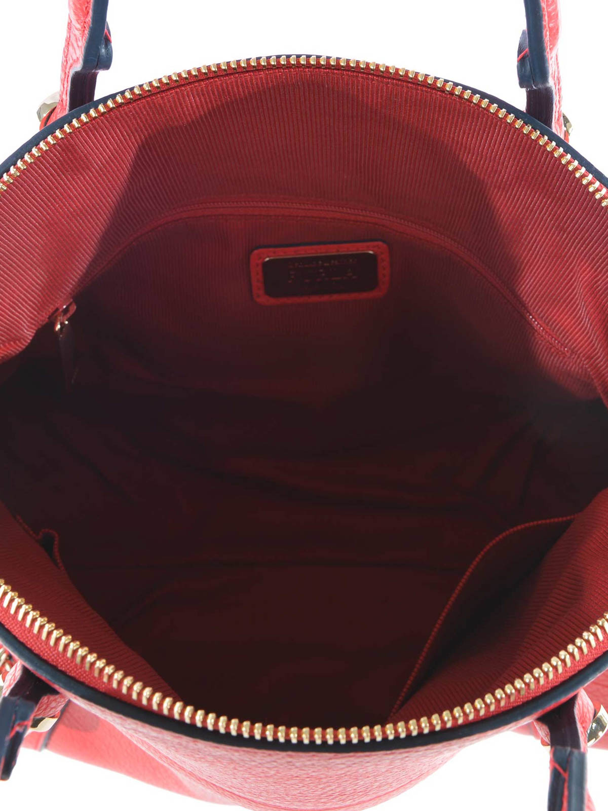 Furla Piper hammered leather bag - Red - Women|83648ROSSO