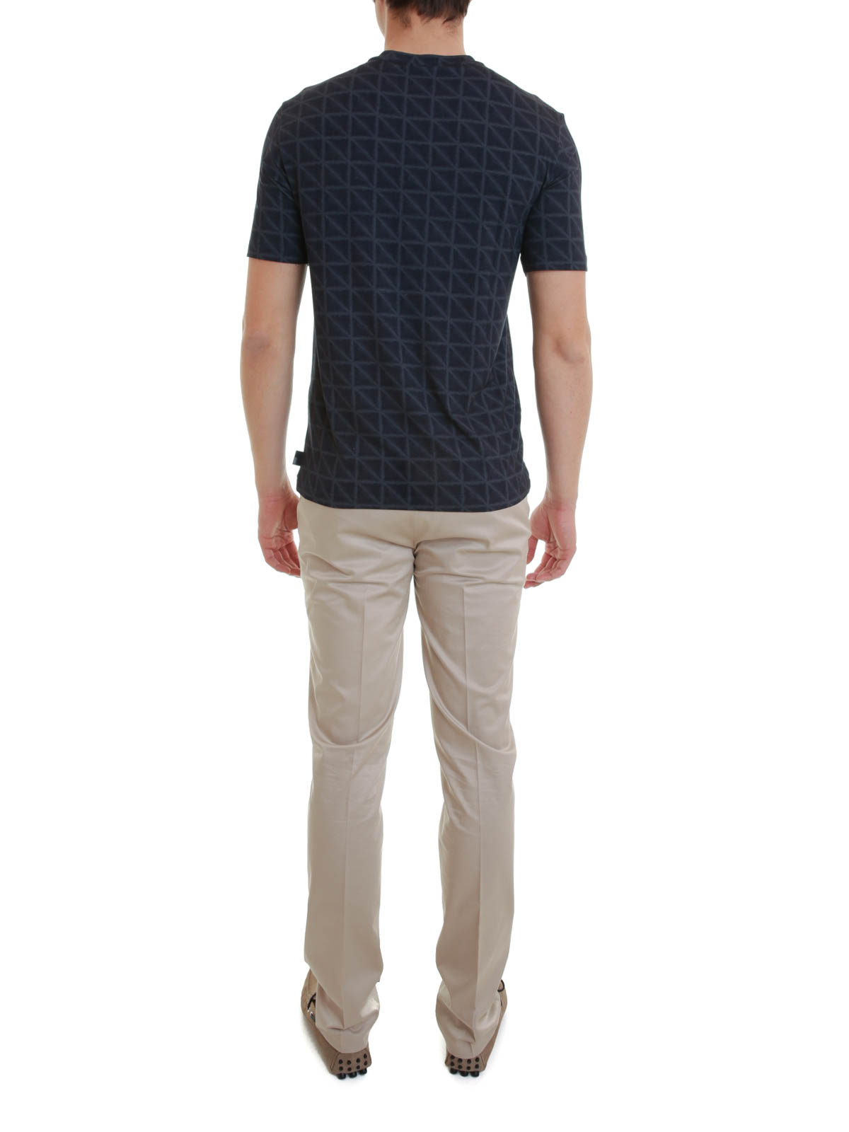 T-shirts Armani Collezioni - Geometric pattern T-shirt - 3XCM72CJKQZ0030