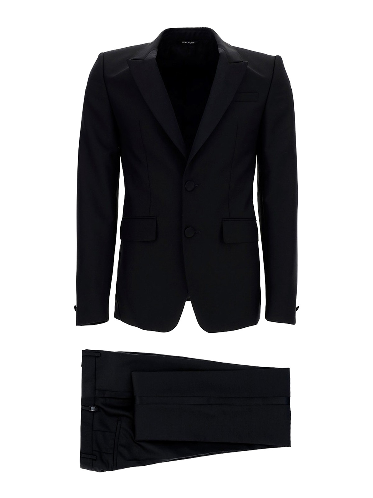 Givenchy Wool-mohair blend tuxedo - Black - Men | BM102J100H001