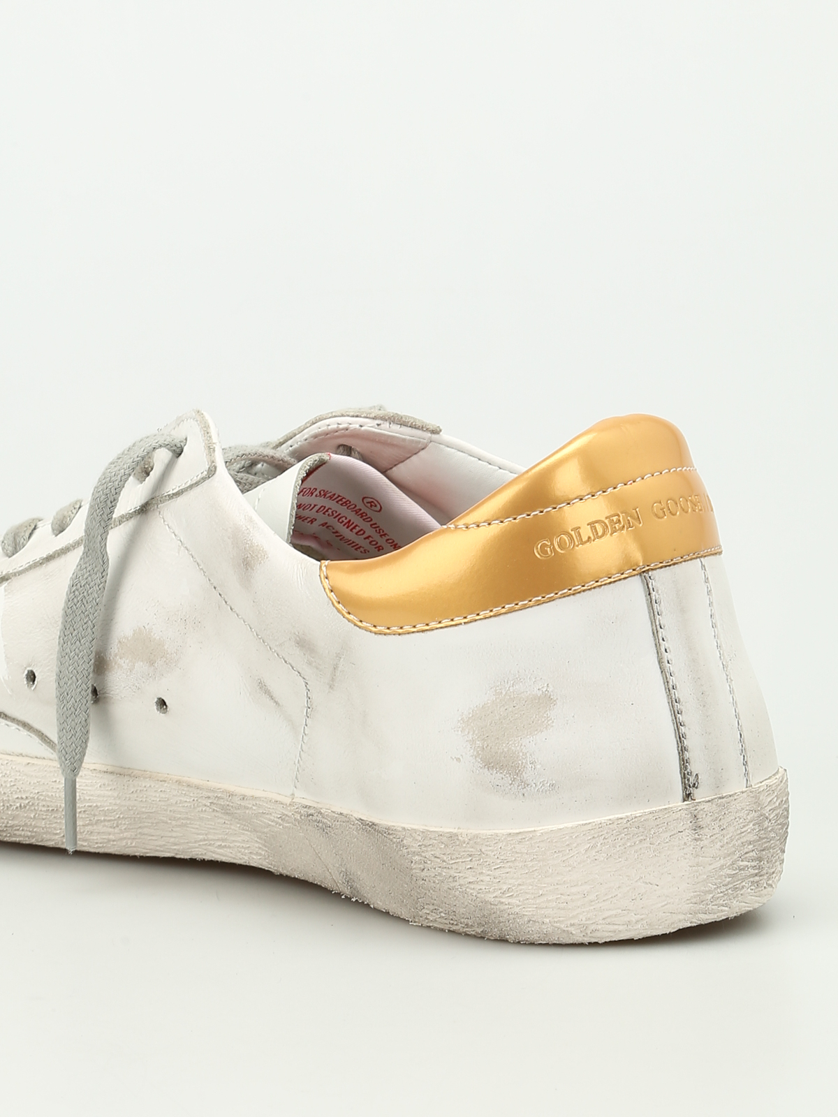 Golden Goose Gold star Superstar sneakers - White | G31MS590D15