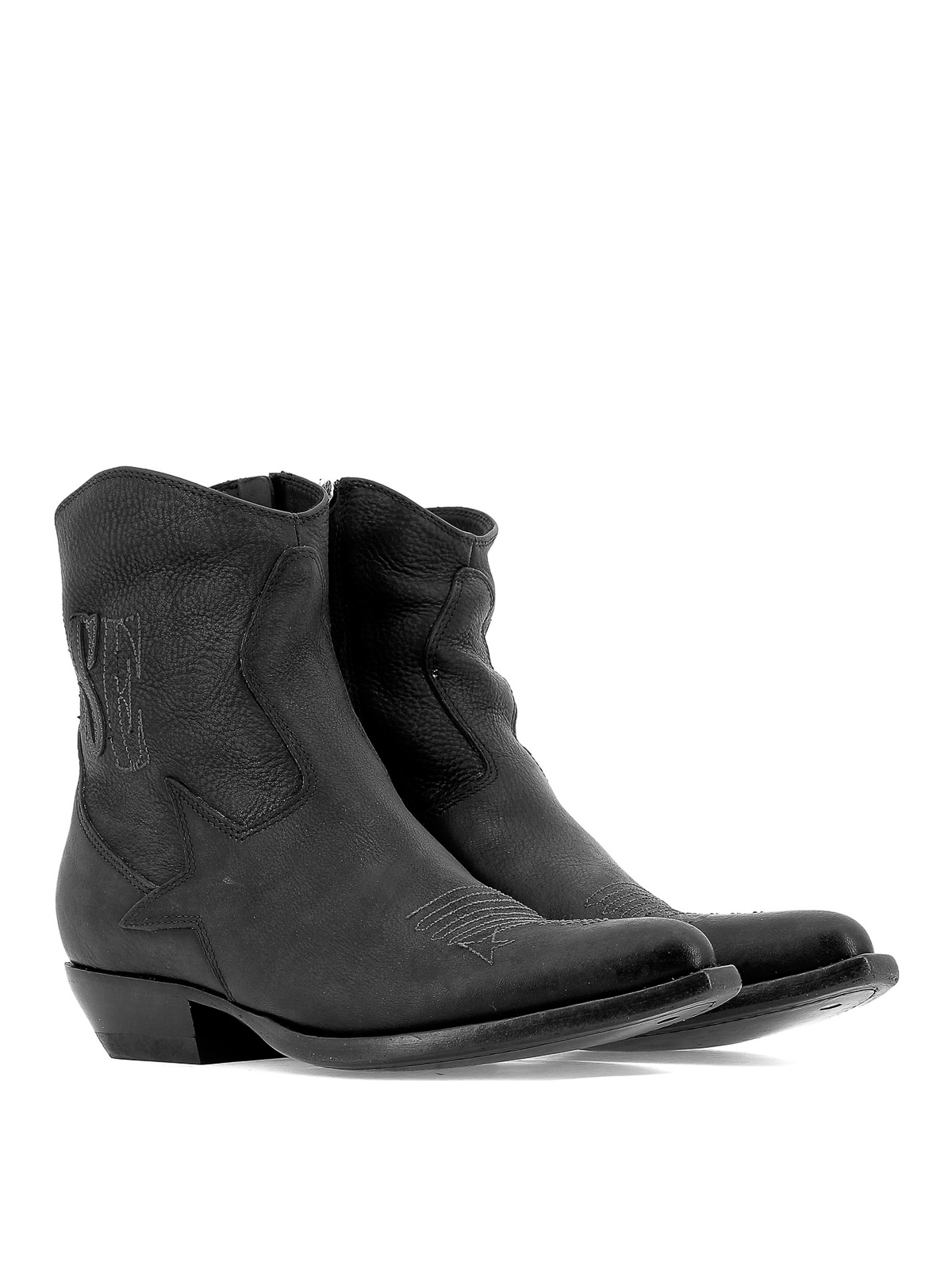Ankle boots Golden Goose - Courtney black leather ankle boots - G34WS842A5B