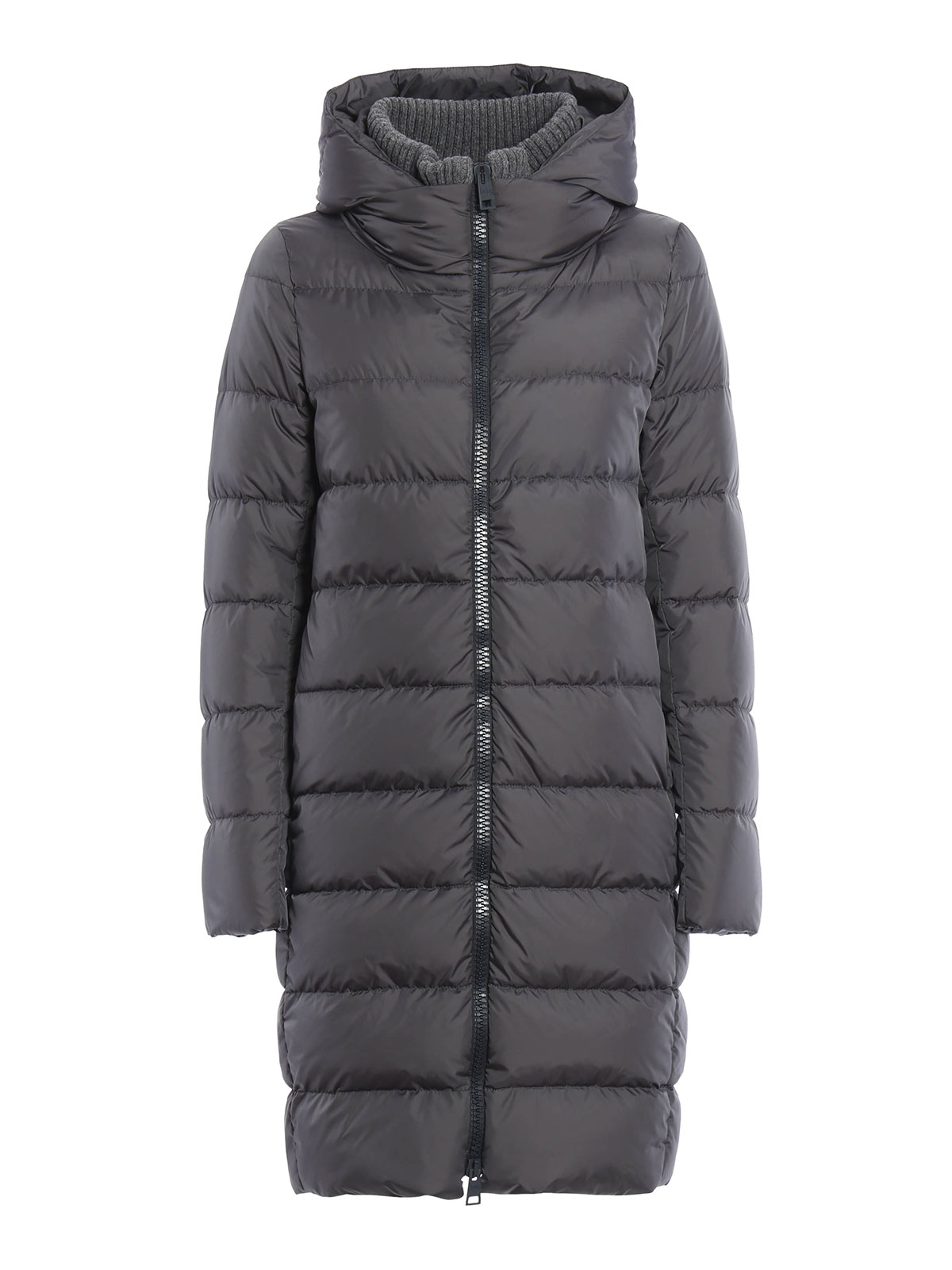 Herno Polar-tech padded and quilted coat - Grey | PI0519D120049460