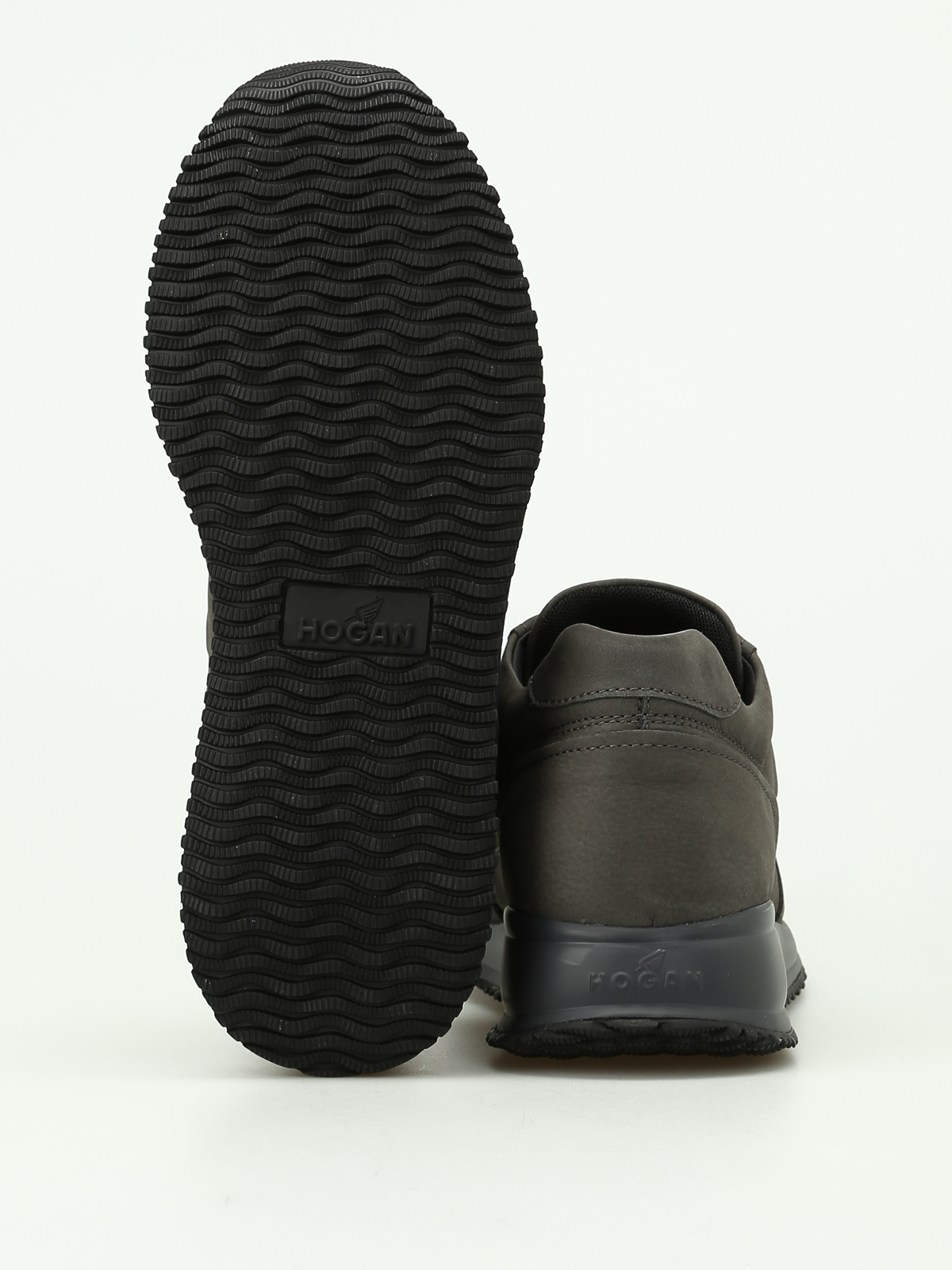 Hogan Interactive N20 leather sneakers - Men | HXM2460Y7806RNB612