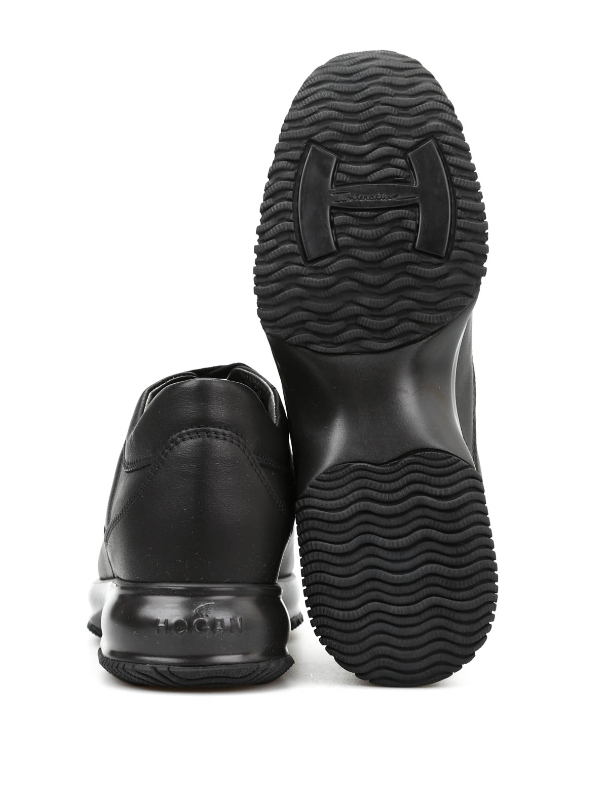 Hogan Leather Interactive sneakers - Black | HXW00N00010DU0B999