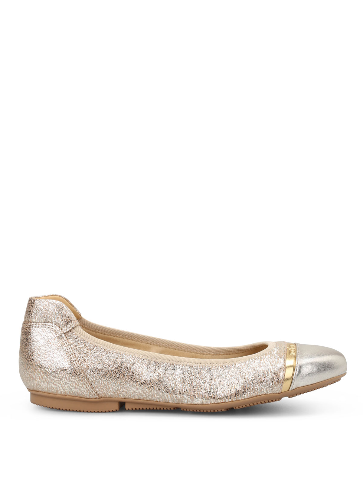 Hogan Wrap 144 Ballerinas - Gold - Women | HXW14407124BXW3710