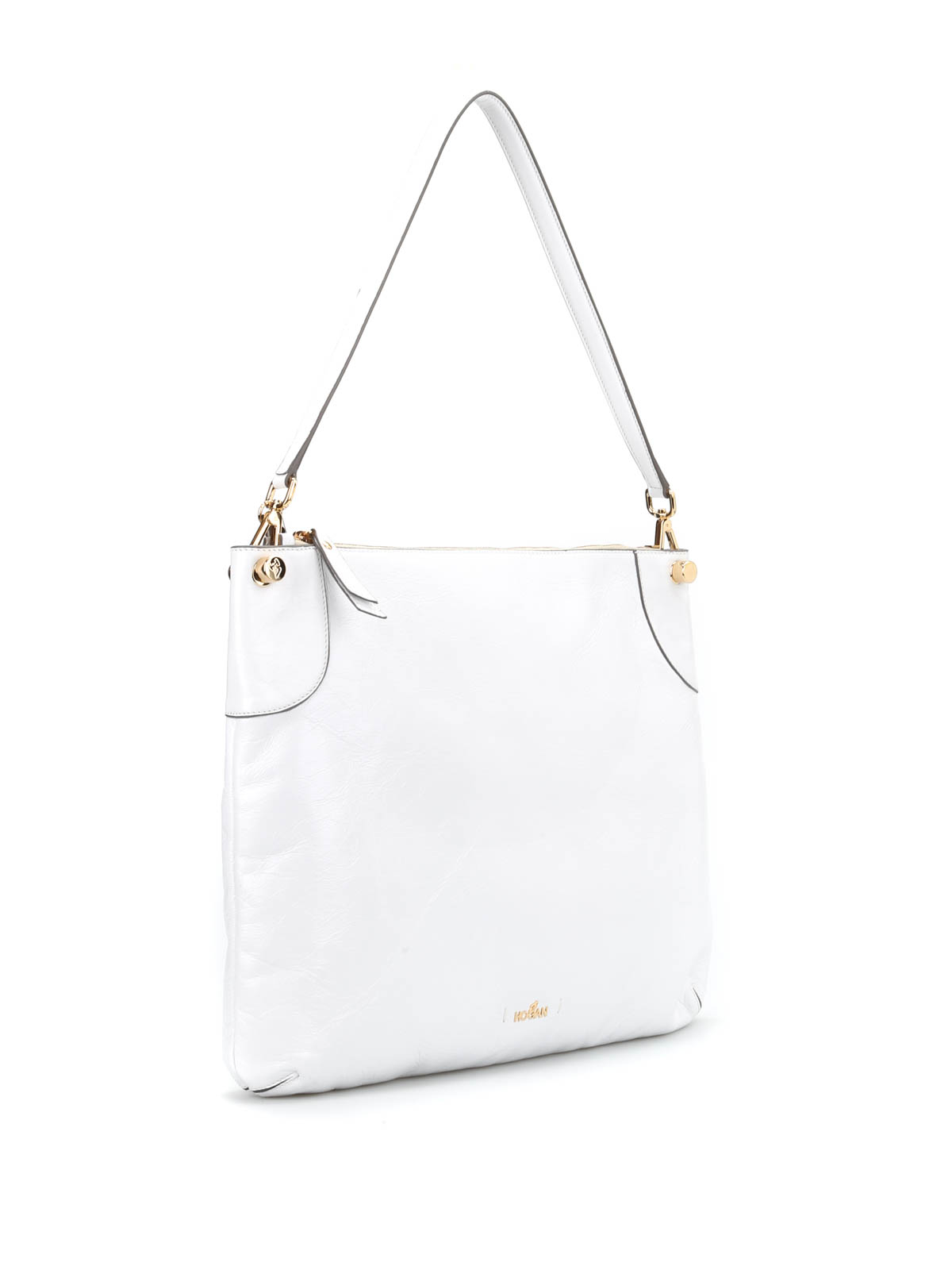 Shoulder bags Hogan - Leather Hobo bag - KBW00HS030099DBB001 | thebs.com