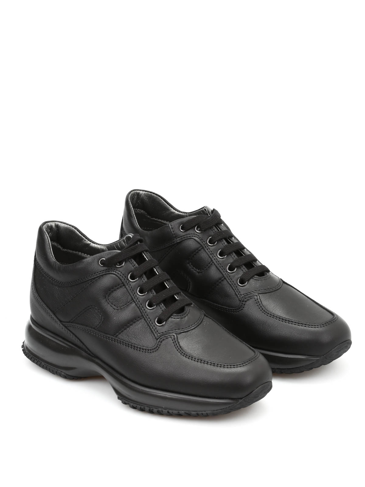 Hogan Leather Interactive sneakers - Black | HXW00N00010DU0B999