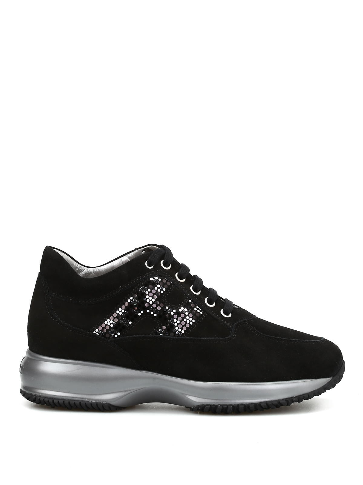 Hogan Interactive suede sneakers - Black | HXW00N0X290CR0B999