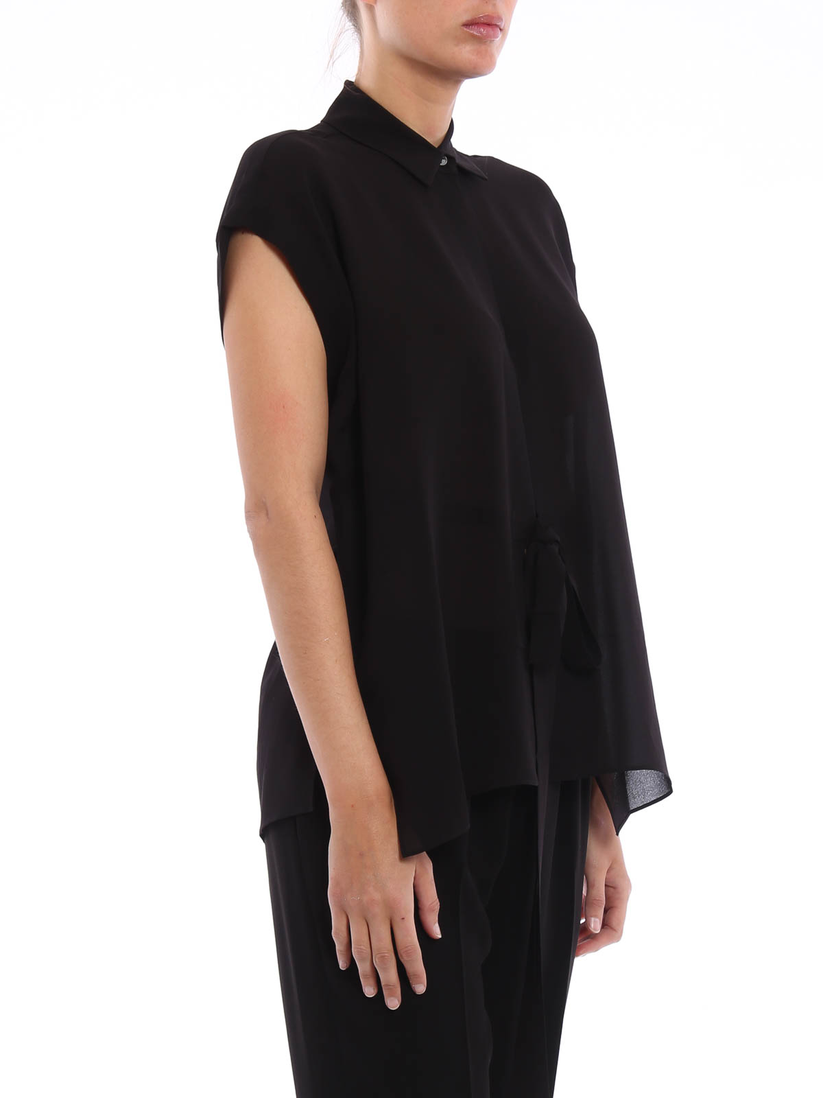 Alexander Wang Camisa Negra Para Mujer - Negro | 403116S16001