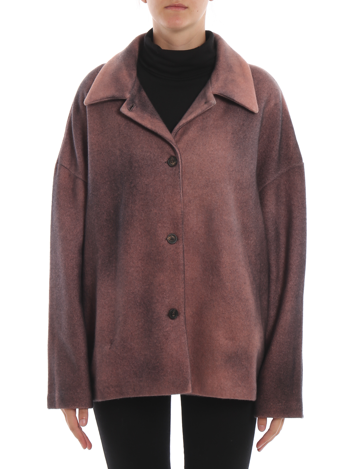 Avant Toi Faded merino wool and cashmere jacket | 218D6332CLNVOV00420