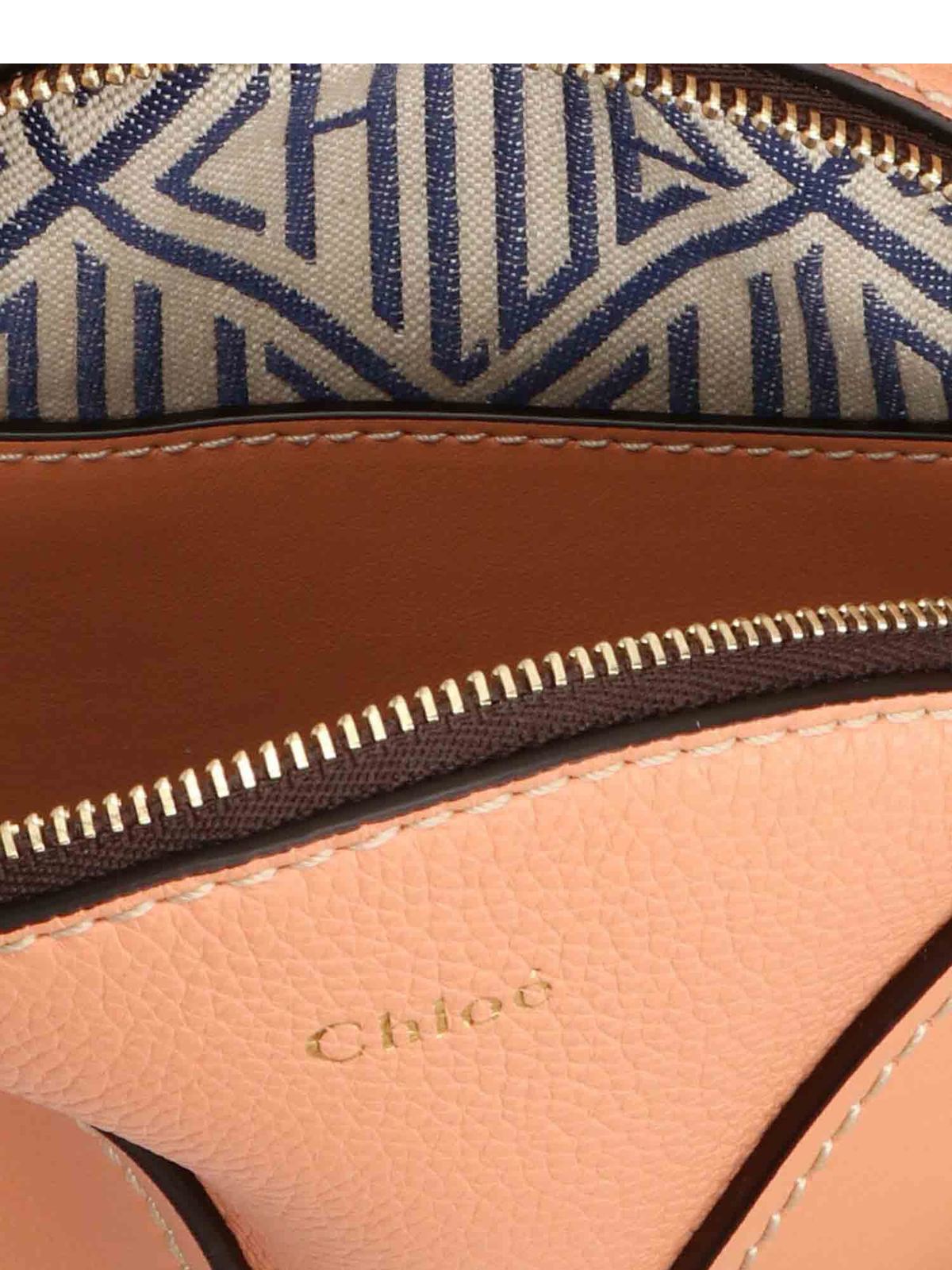 Chloe' Daria mini bag in Peach bloom - Pink | CHC21SP200C626I1