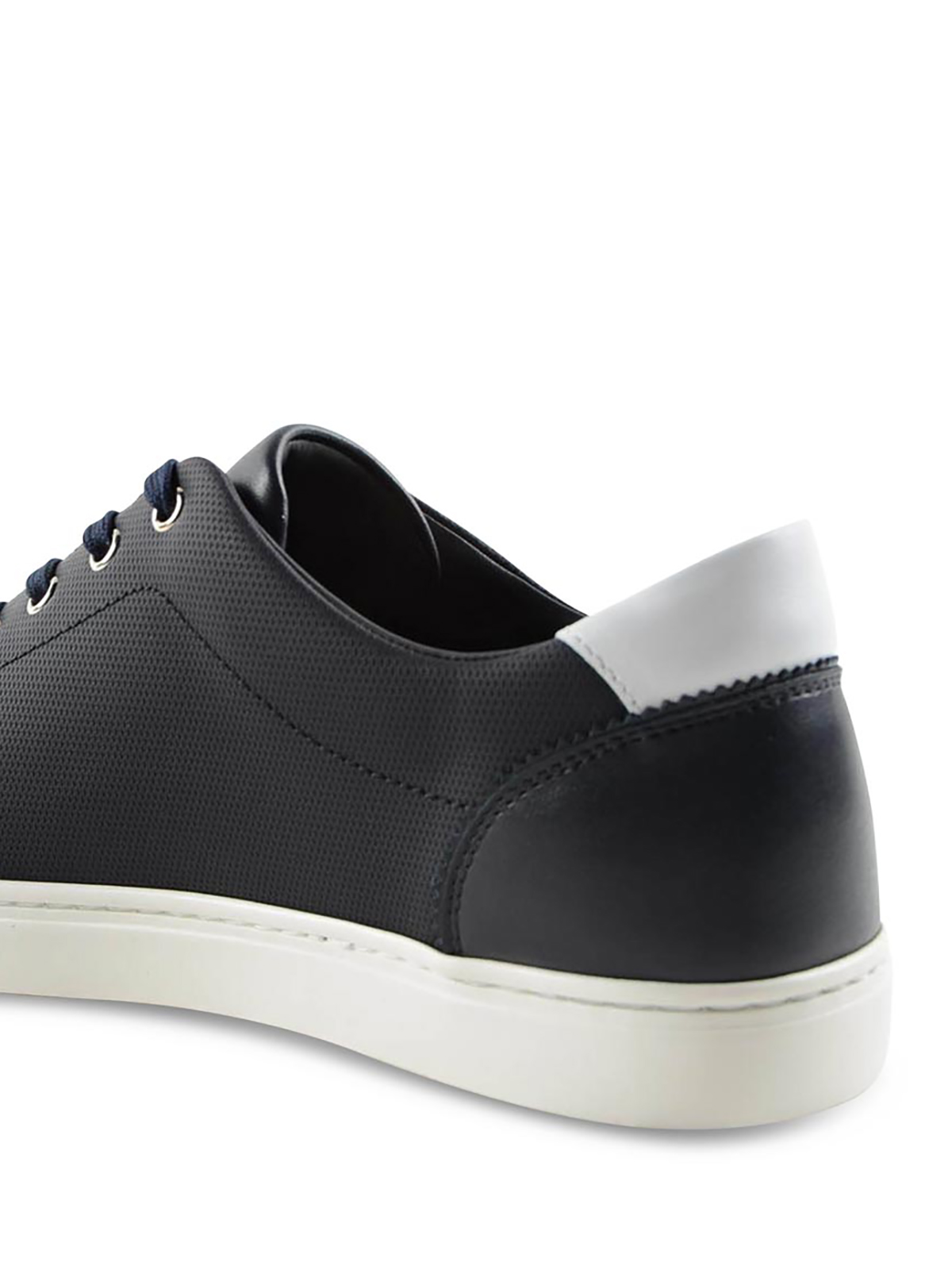 Trainers Dolce & Gabbana - London rubberized leather sneakers ...