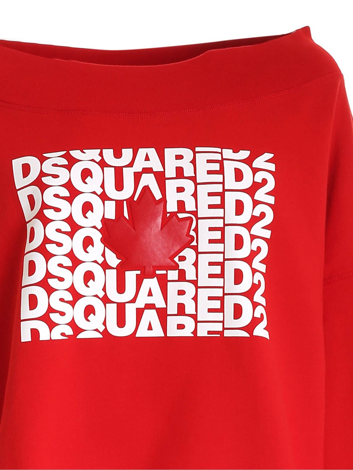 Dsquared2 Oversized logo sweatshirt in red | S75GU0343S25042312