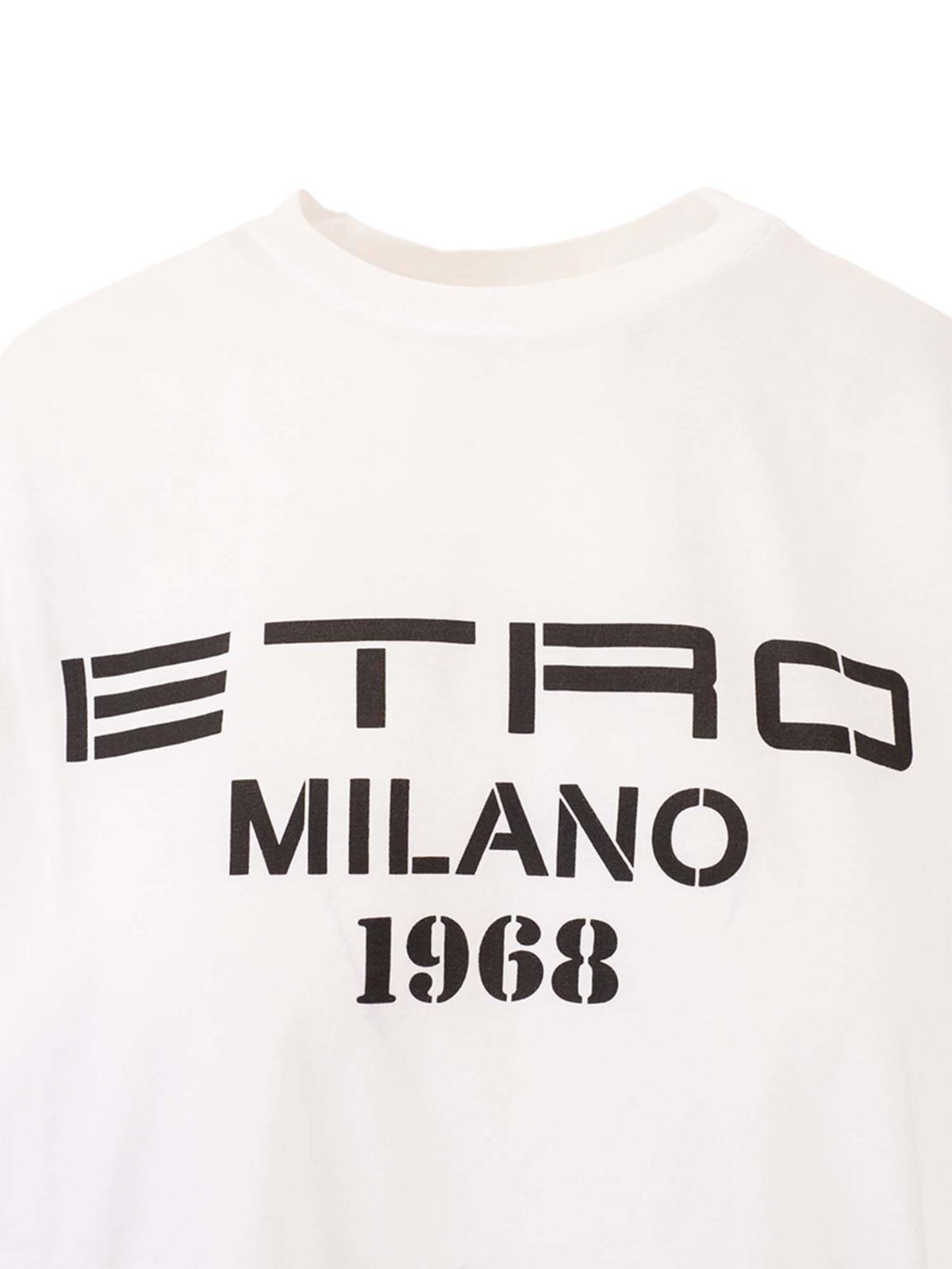 Etro Logo t-shirt in white - White - Women|1451794680990