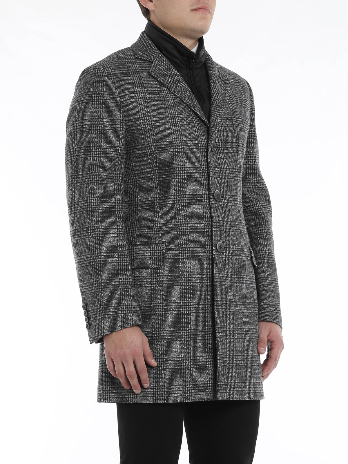 Fay Double coat - Grey - Men | NAM53311390JUB0161 | thebs.com