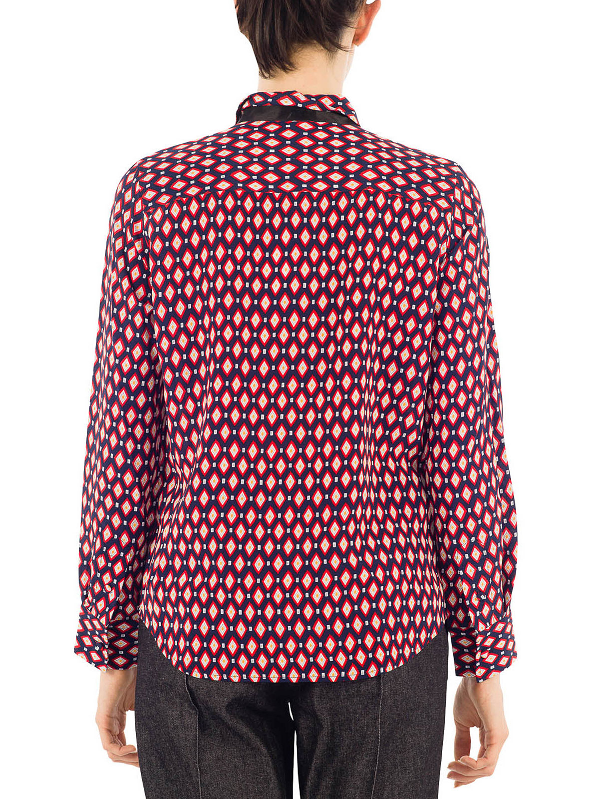 Marc Jacobs Diamond patterned silk shirt - Red | M4005755270