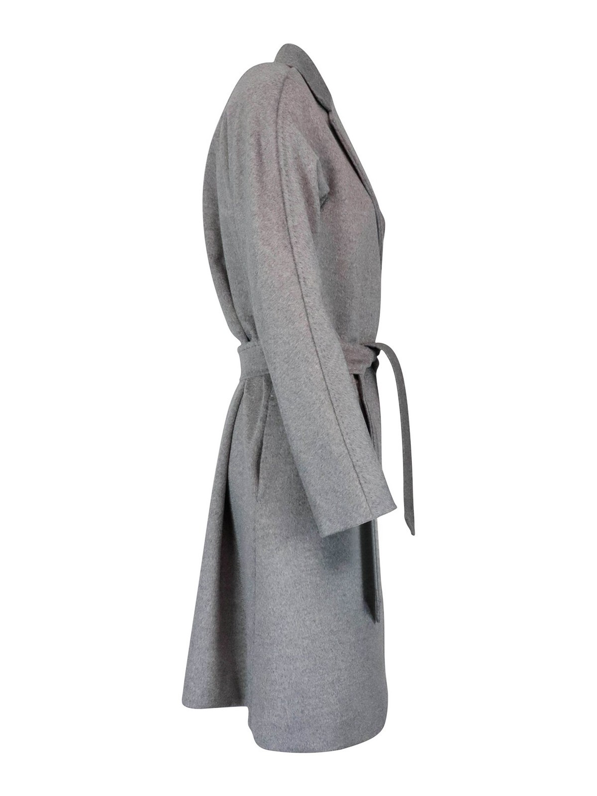 Knielange Mäntel Max Mara - Knielanger Mantel - Grau - 60161109600011