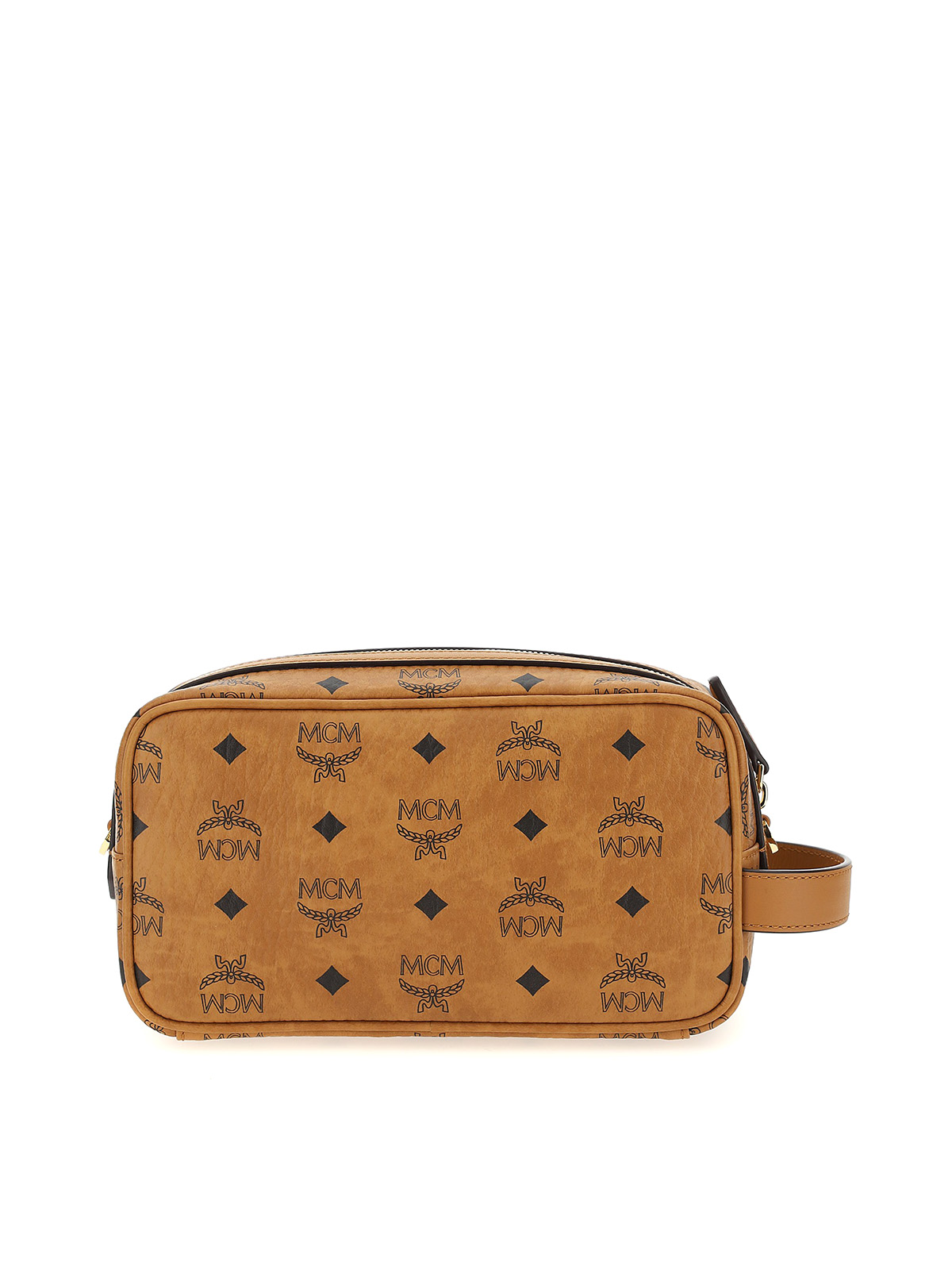 Mcm Logo print crossbody bag - Light Brown - Women | MXZBSSX02CO