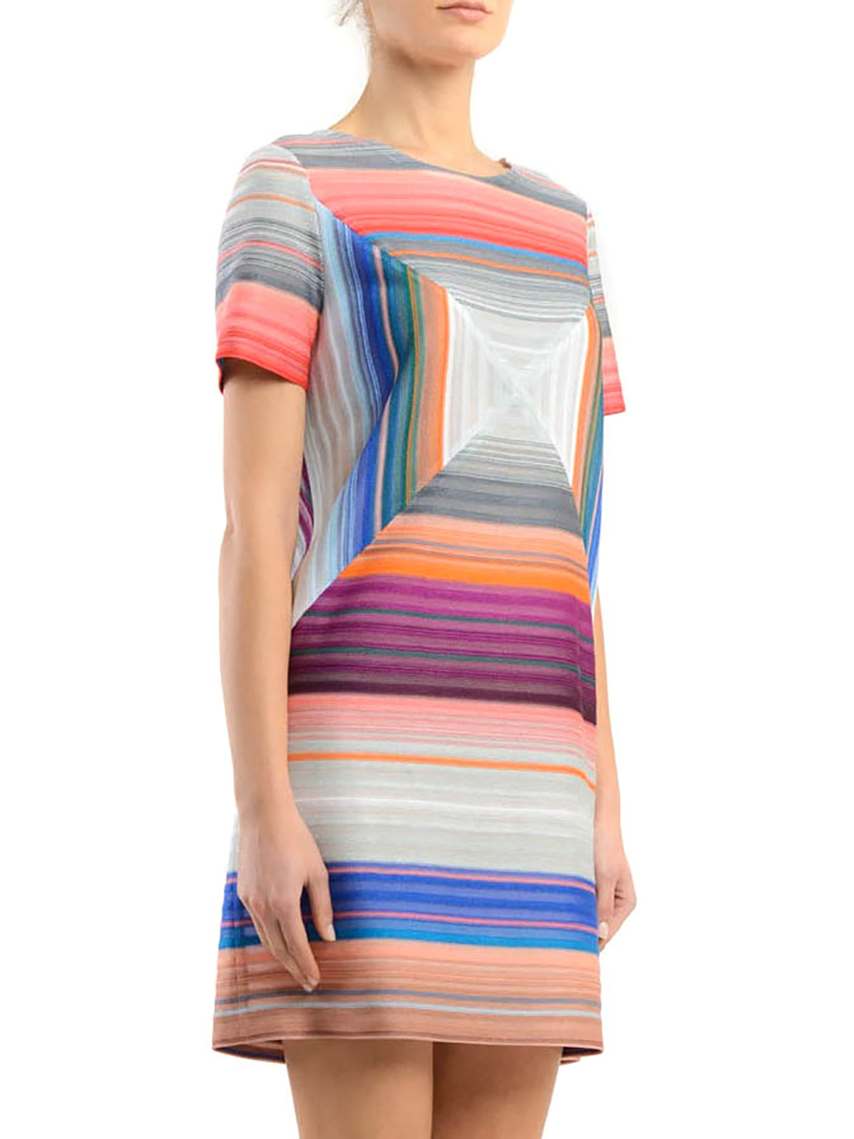 Missoni Patterned loose fit short dress - Multicolour | 1920902110