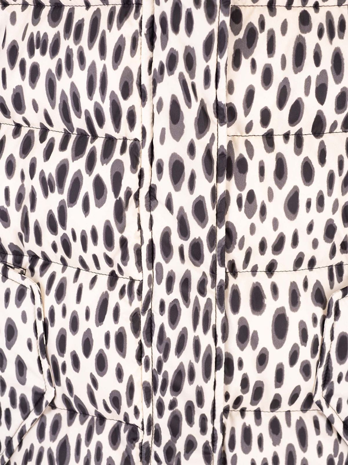 Jackets Moncler Jr - Animal print quilted puffer jacket - 1C50610539Z8032