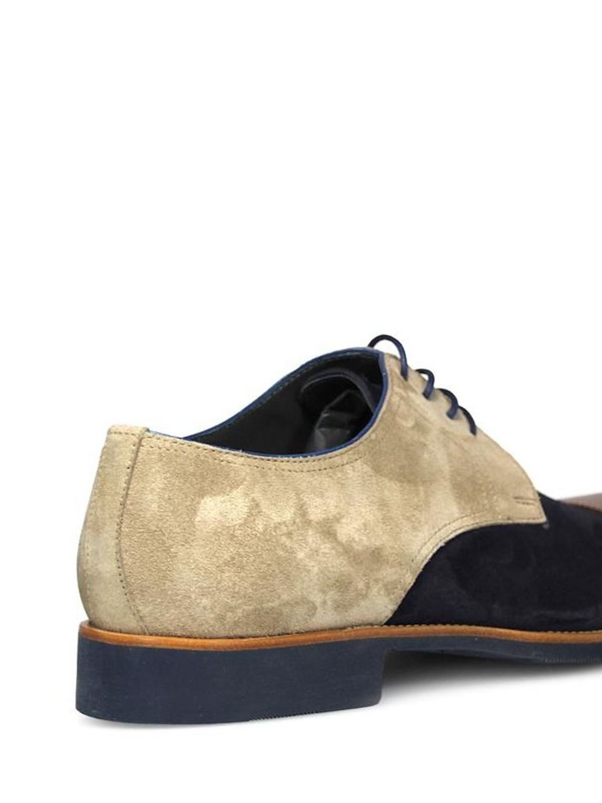 Lace-ups shoes Moreschi - Tricolour suede and leather Derby - 41464