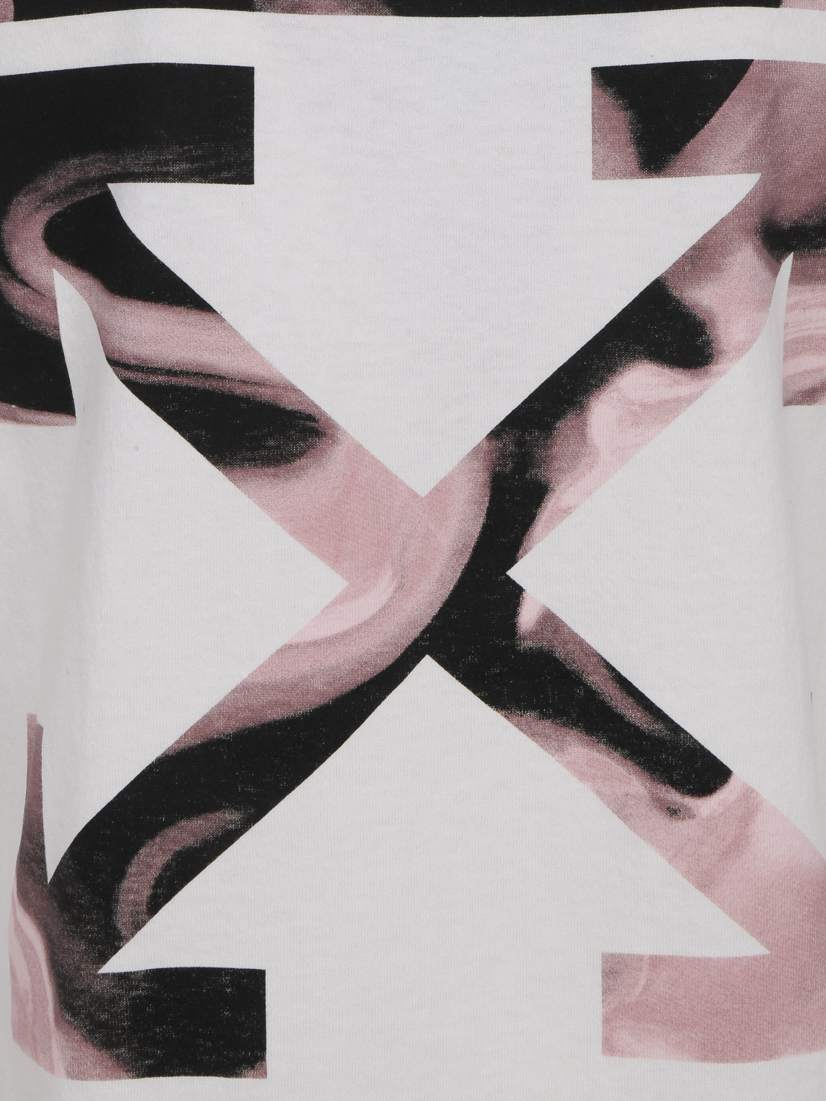 Off-White Liquid Melt Arrow T-shirt - White | OWAA049R21JER0010331