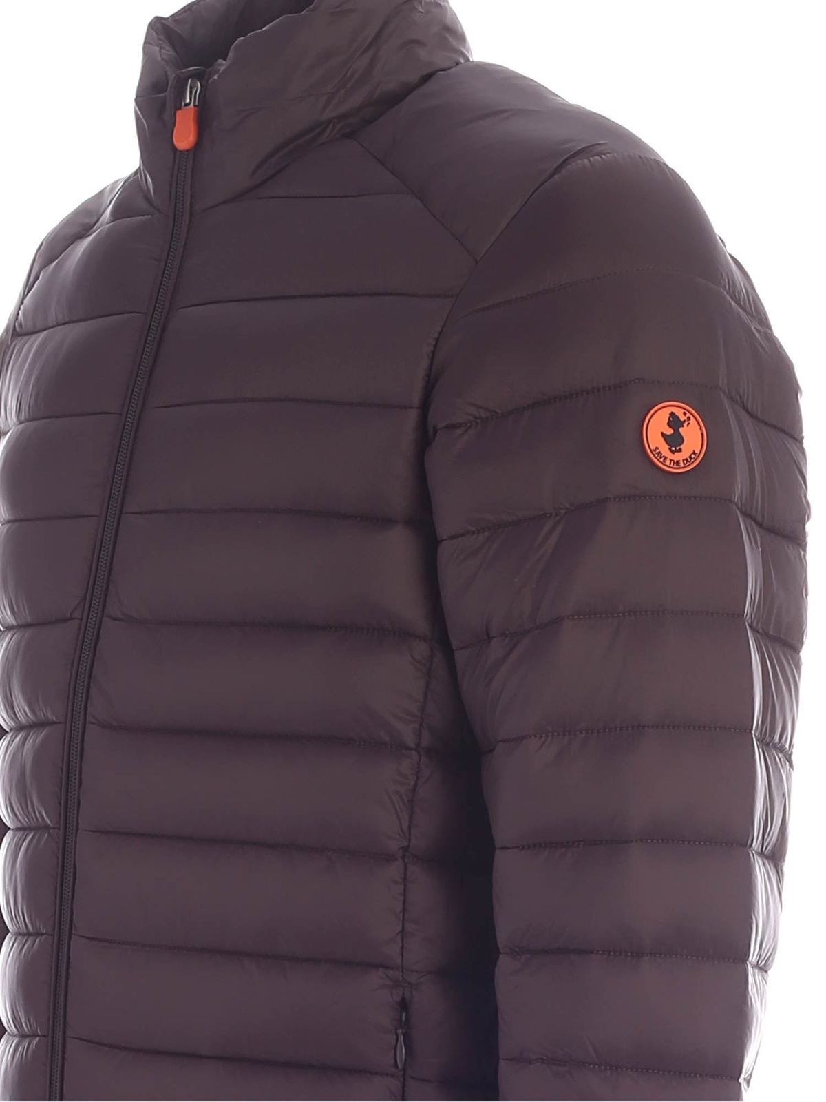 Save the Duck Quilted puffer jacket - Grey - Men | D3243MGIGAY00120