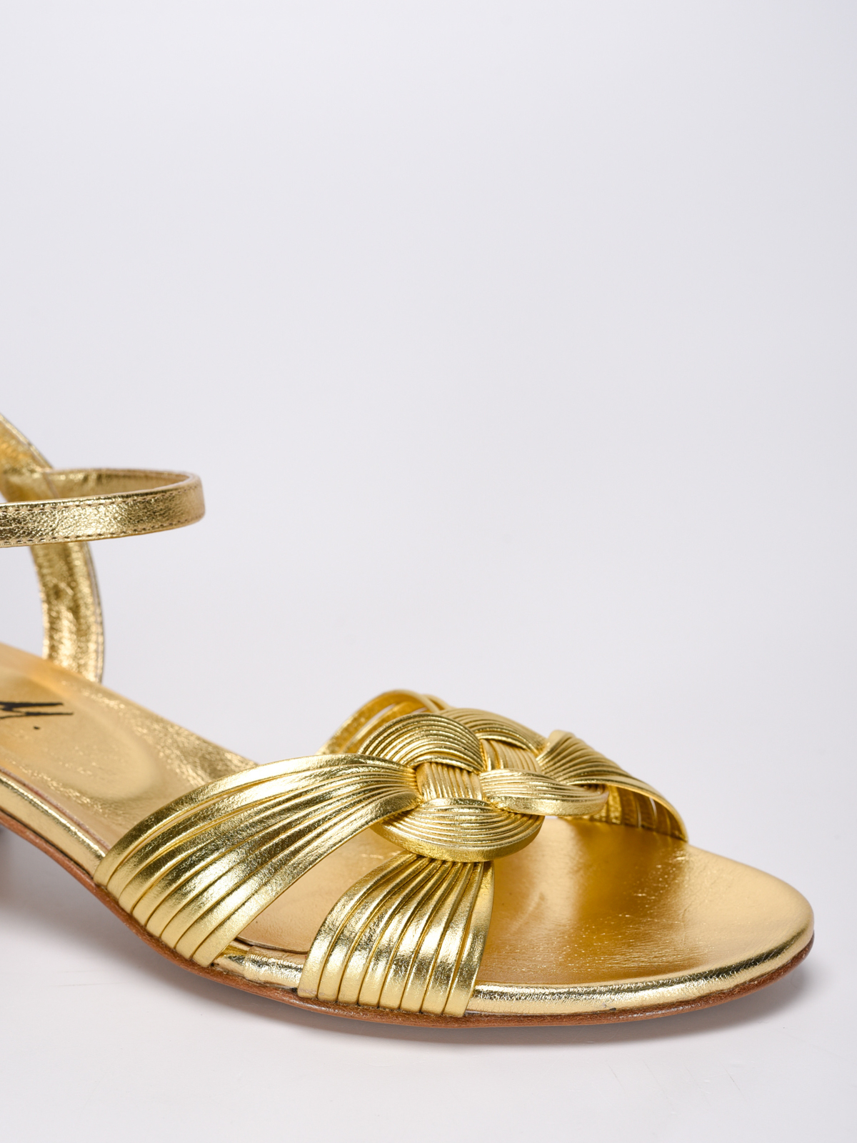 Sandals Sofia M. - Daniela metallic leather sandals - DANIELAORO