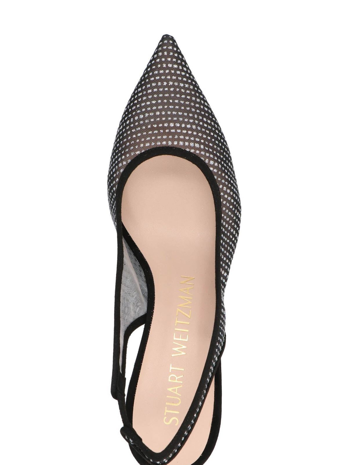 Stuart Weitzman Vea slingbacks in black - Black | VEASEKBLACK