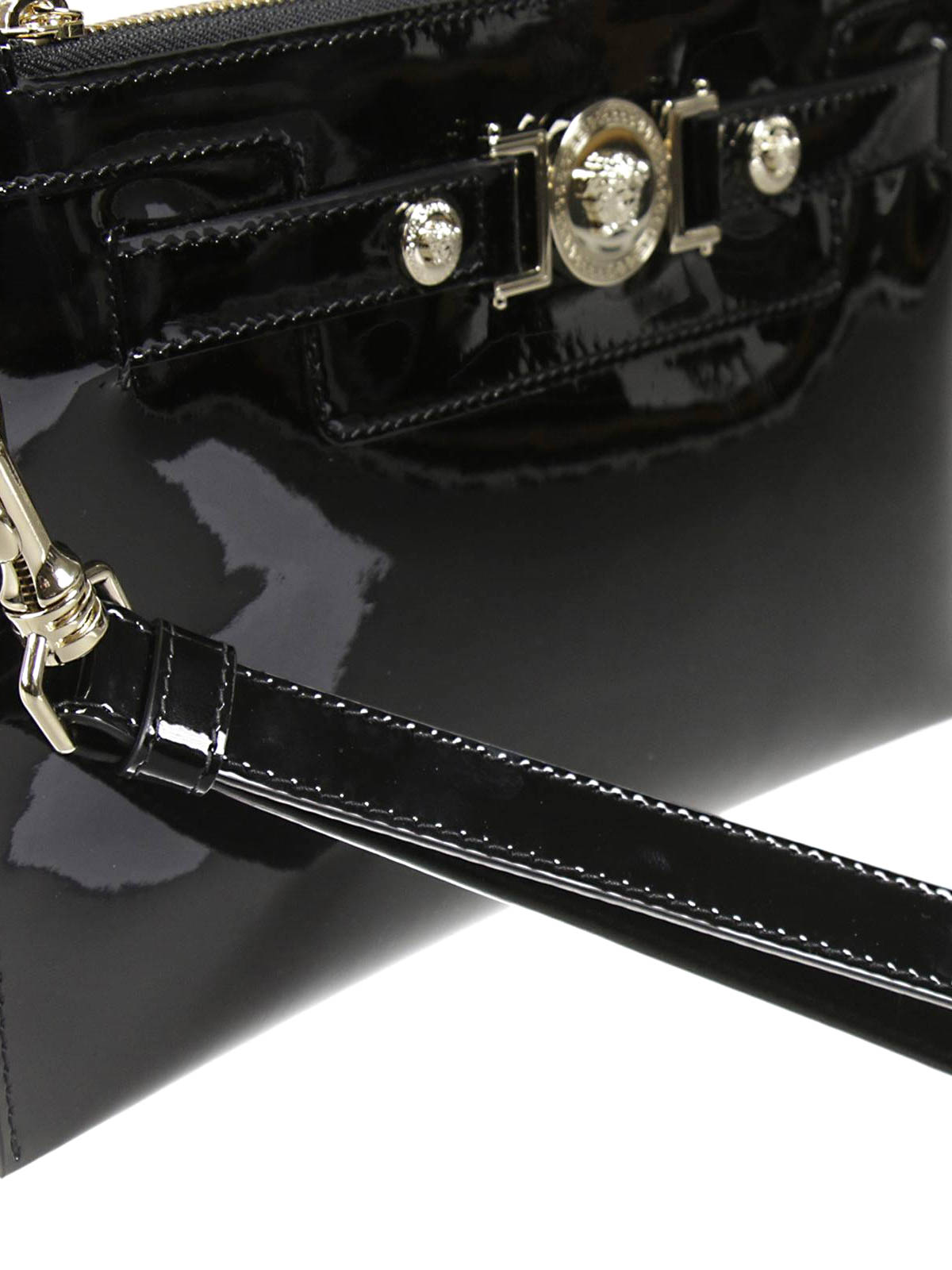 Versace Clutch Signature - Schwarz - Schwarz - Damen | DP8E592DVVRN