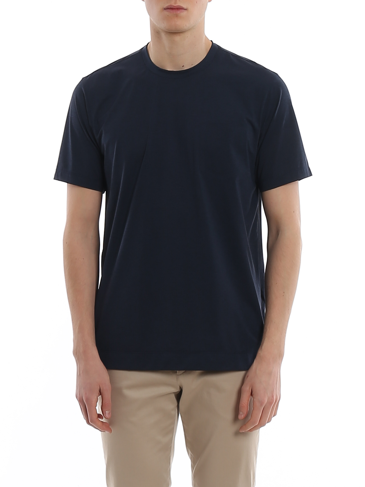 Z Zegna Tech jersey T-shirt - Blue - Men | VU332ZZ673B99402