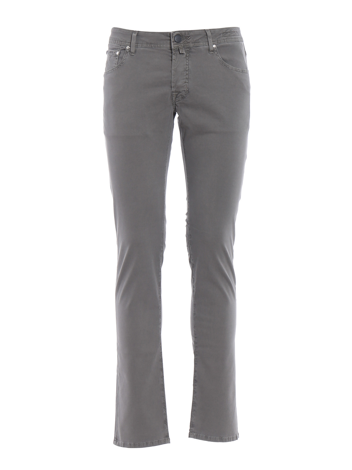 Jacob Cohen Grey soft twill trousers - Men | J622COMF00566BR4901915