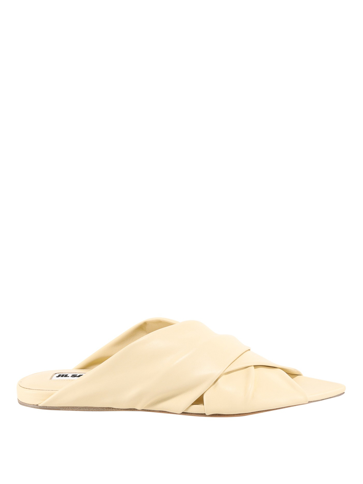 Jil Sander Leather flat sandals - Beige - Women | JS36010A13010280