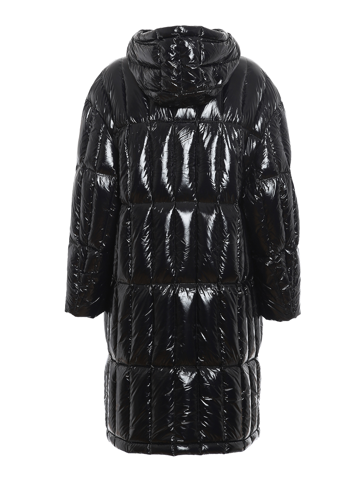 K-way Sidoine Wash Shiny Quilted coat - Black - Women | K111GFWUSY