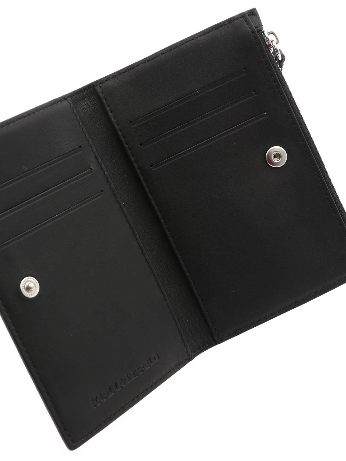 Wallets & purses Karl Lagerfeld - Karl Legend card holder in black ...