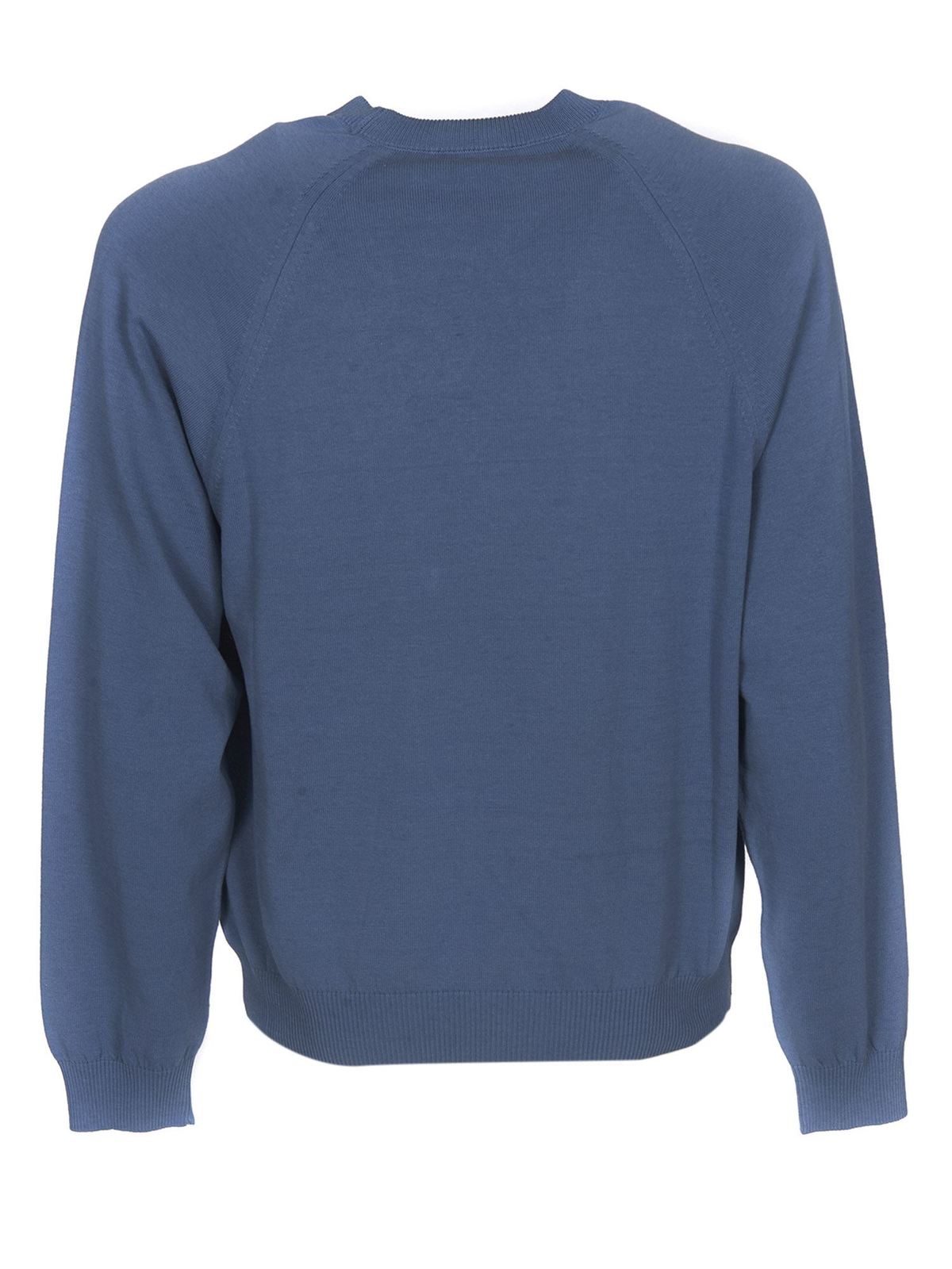 Kenzo Tiger Crest sweater in avion blue - Blue | FB55PU5813TB67