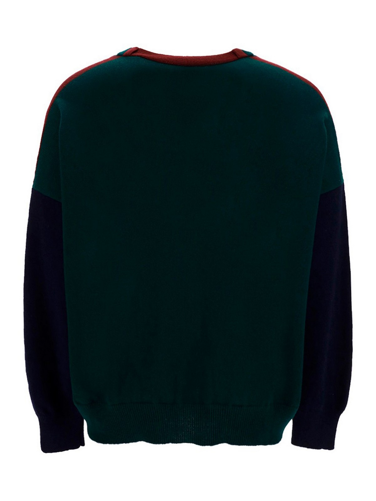 Cardigans Loewe - Logo embroidery tri-coloured cardigan - H526Y16K027168