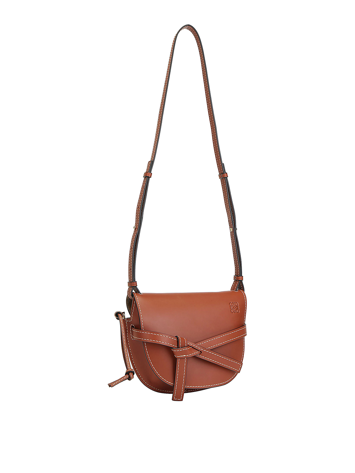 Loewe Sac Bandoulière - Gate S - Marron - Femme | 32156T207889