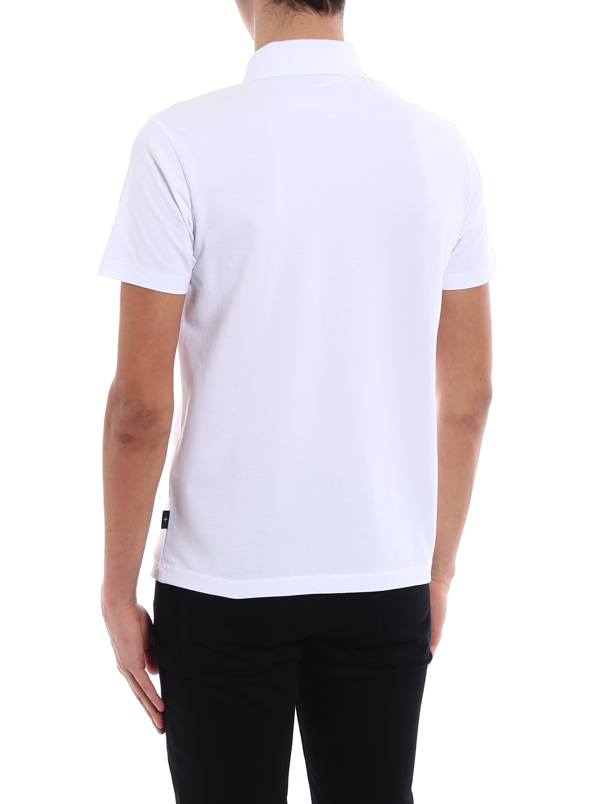 Polo shirts Stone Island - Logo embroidery white polo - 681520514V0001