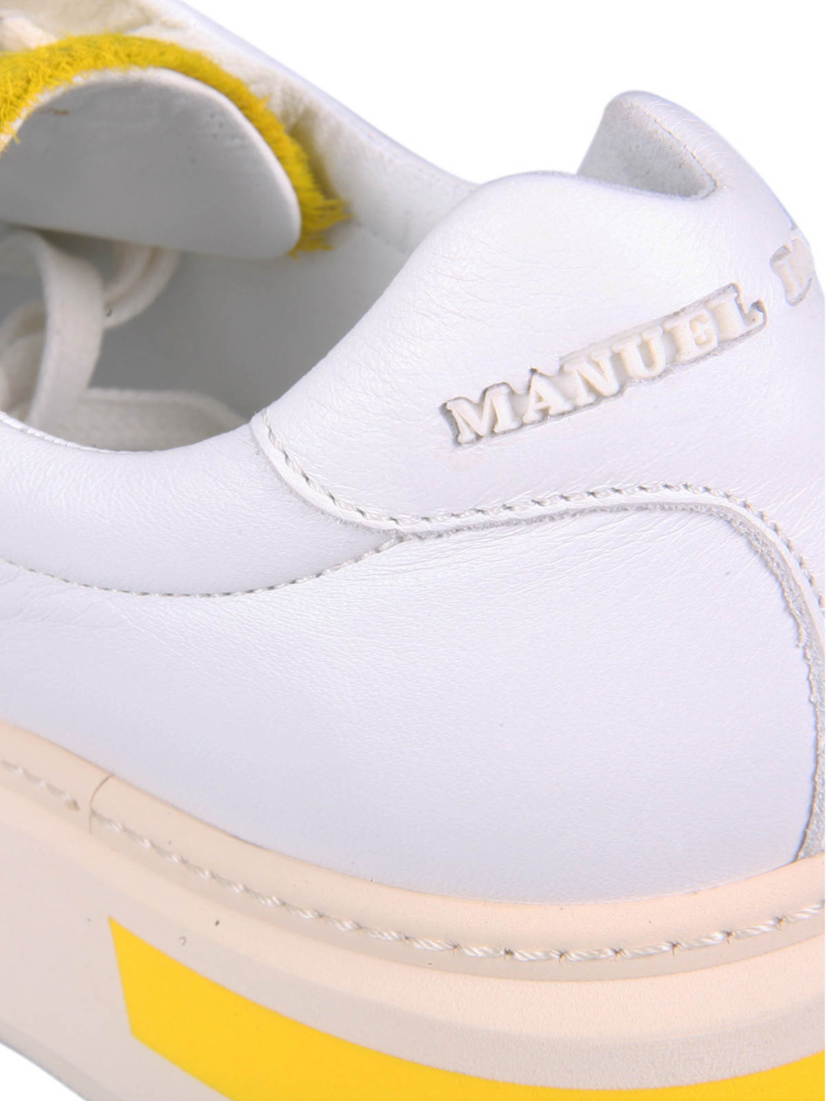 Manuel Barcelo' London Eye leather sneakers - White | CRLBPOYE
