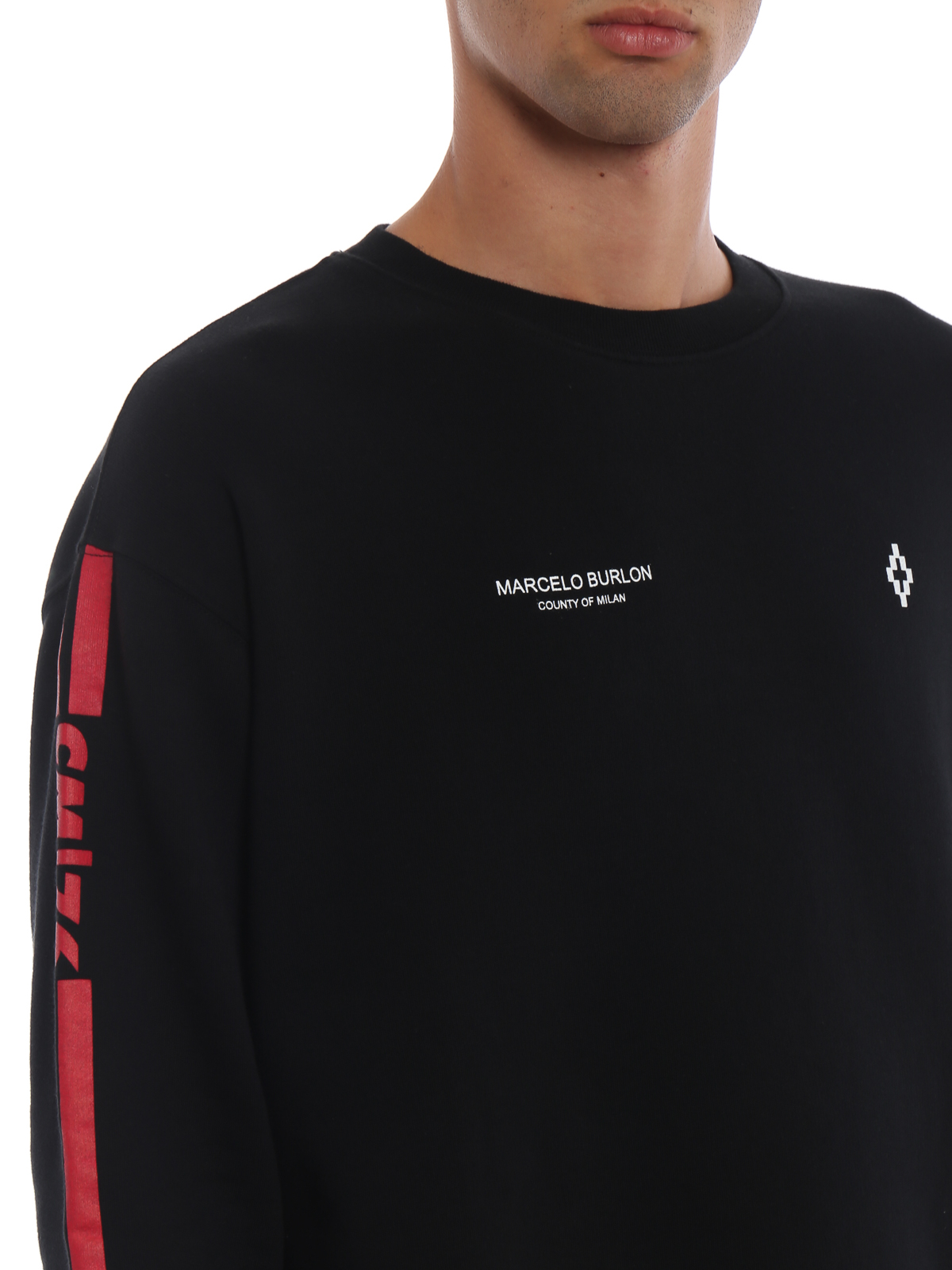Sweatshirts & Sweaters Marcelo Burlon County Of Milan - Wings Barcode ...