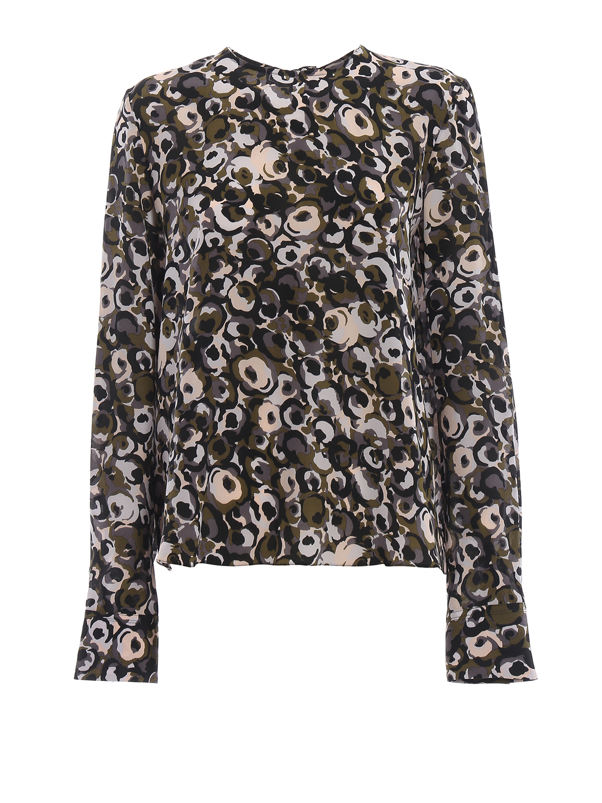 Blouses Marni - Patterned silk blouse with rear zip - CAMA0037A0TSE95MAV39