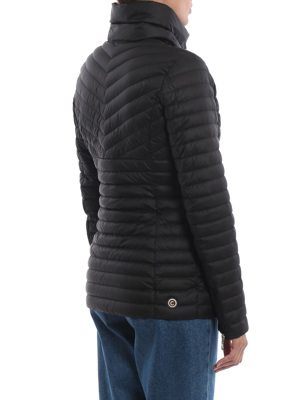 Colmar Originals Matte black Floid long puffer fitted jacket | 22318RQ99